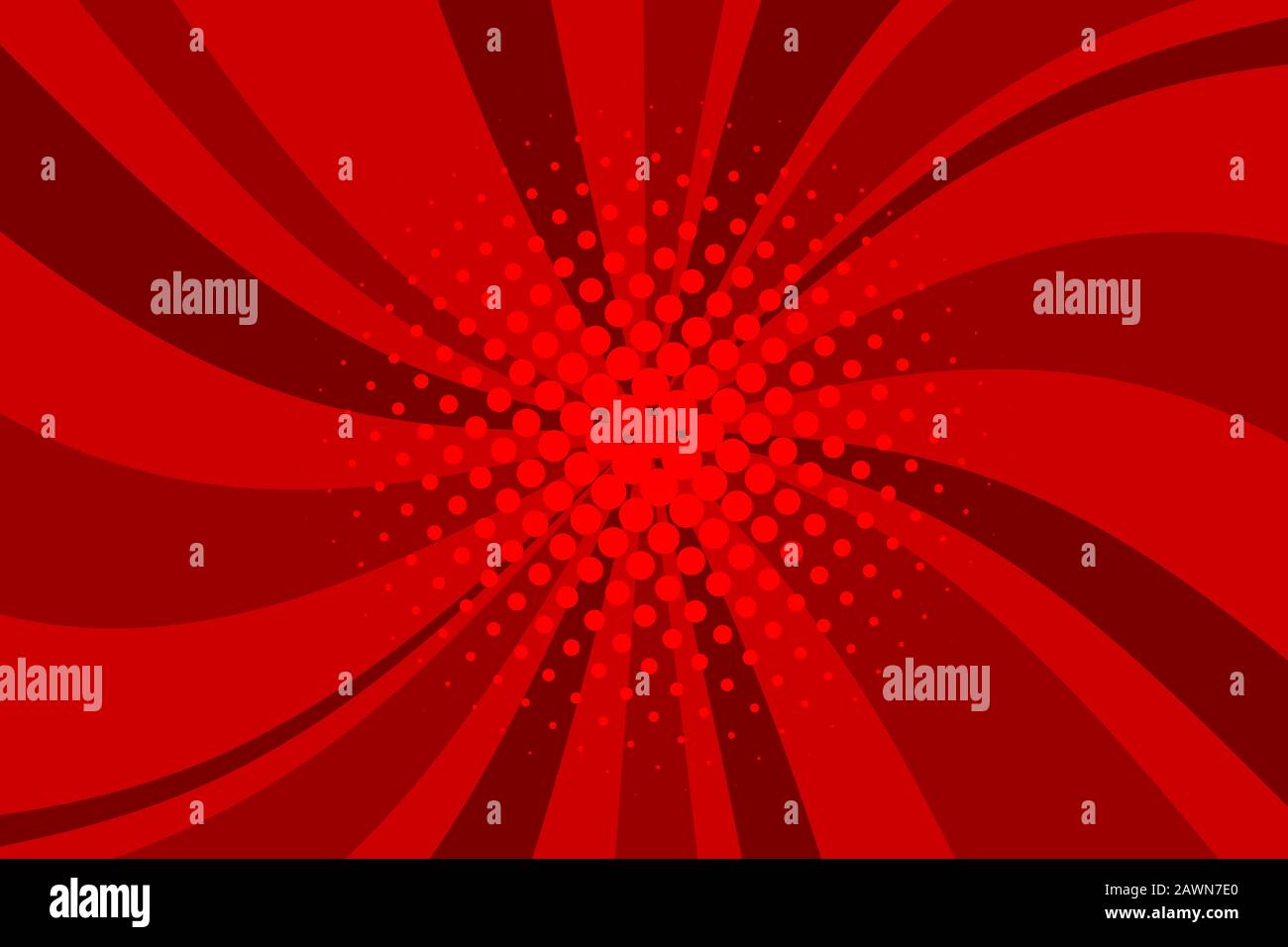 Comic red sunbeam background Retro pop art style cartoon Stock Vector ...