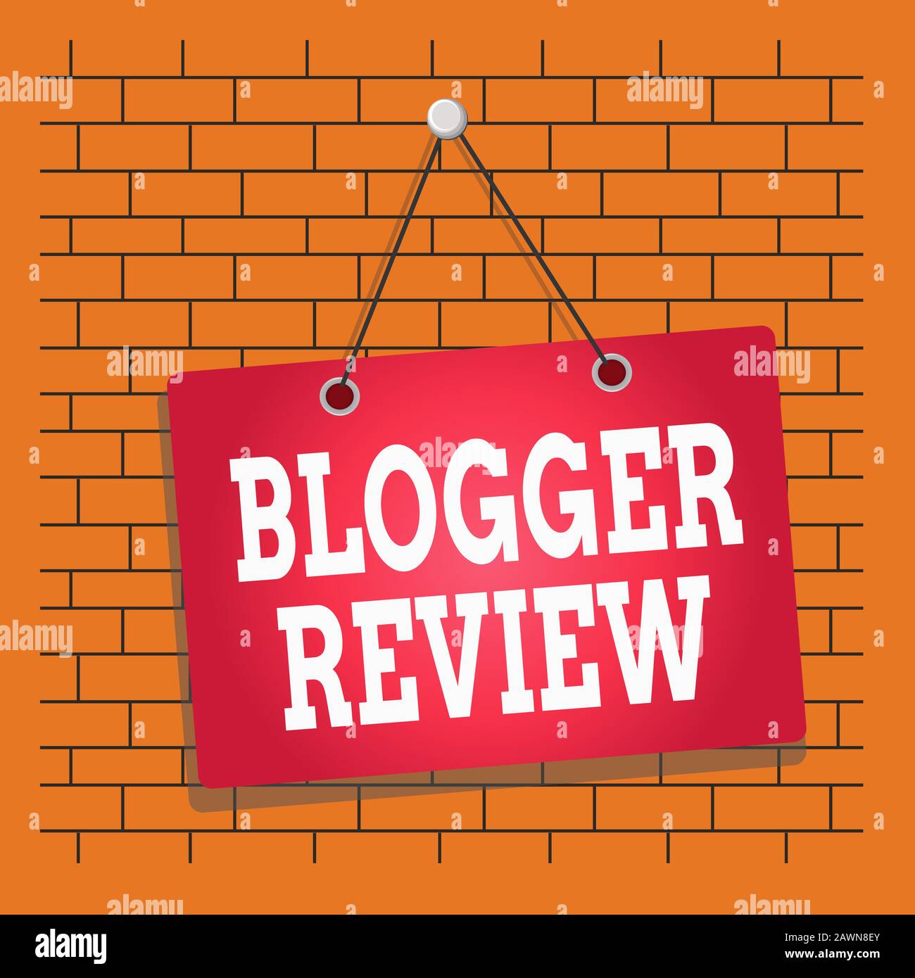 Text sign showing Blogger Review. Business photo showcasing making a ...
