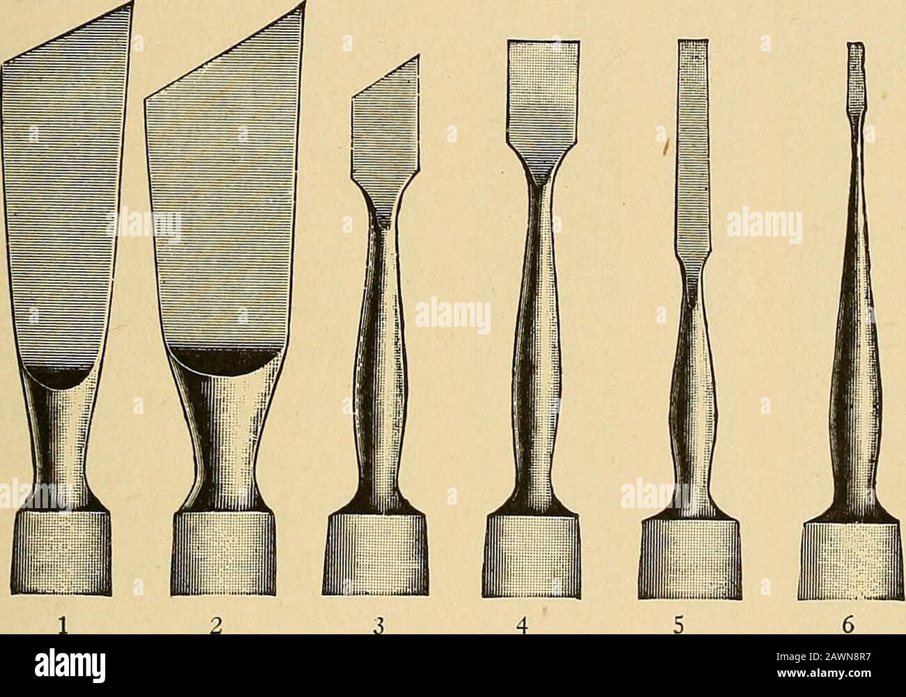 Three chisels hi-res stock photography and images - Alamy