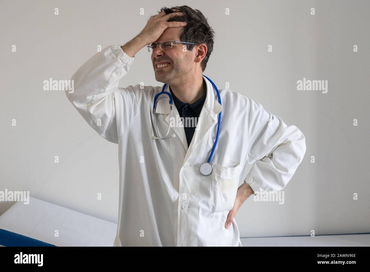 Stressed Doctor