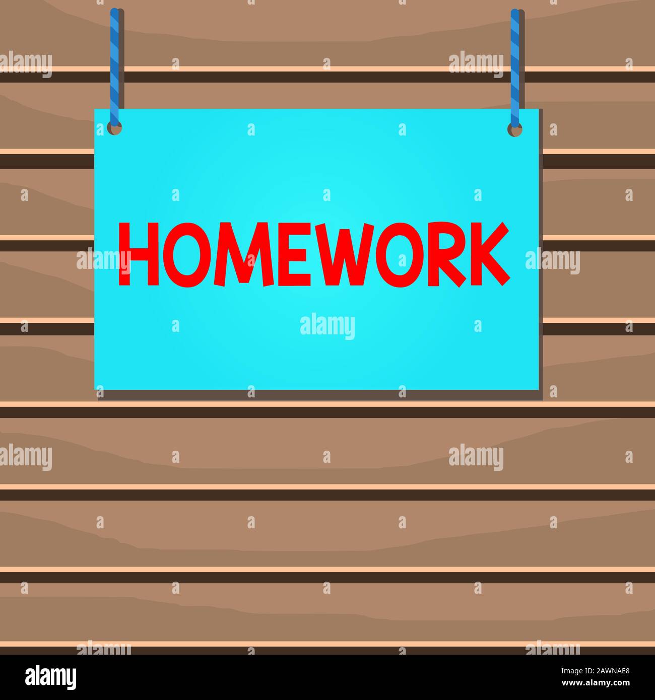Conceptual hand writing showing Homework. Concept meaning schoolwork ...