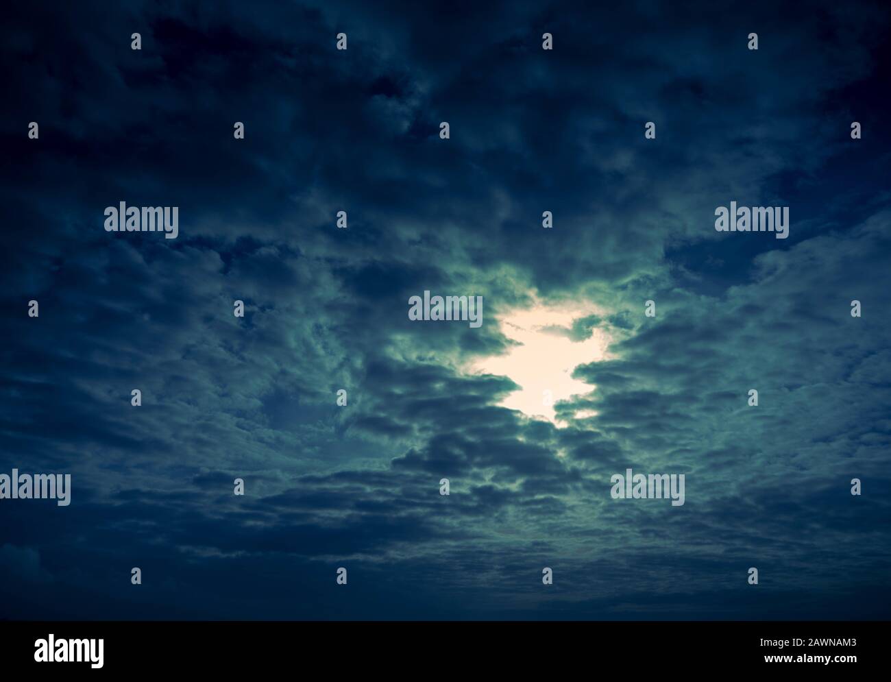 Beautiful scenery of the storm sky with dark clouds - great for a cool ...