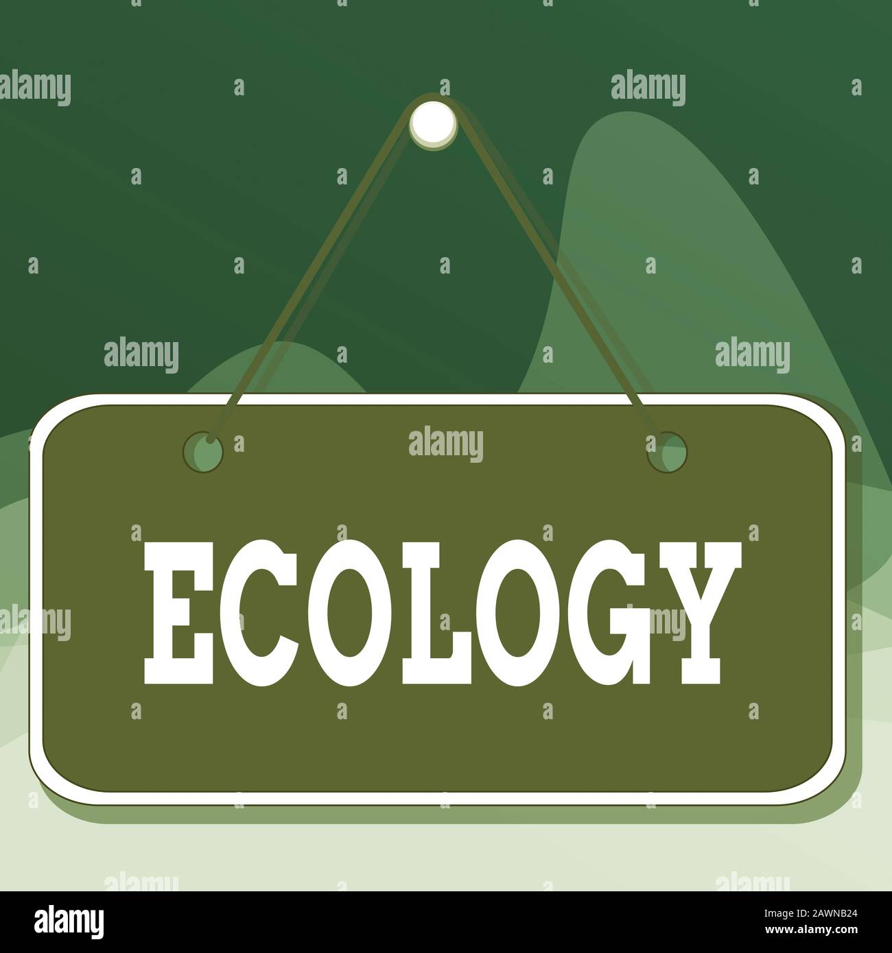 Writing note showing Ecology. Business concept for Branch of science ...