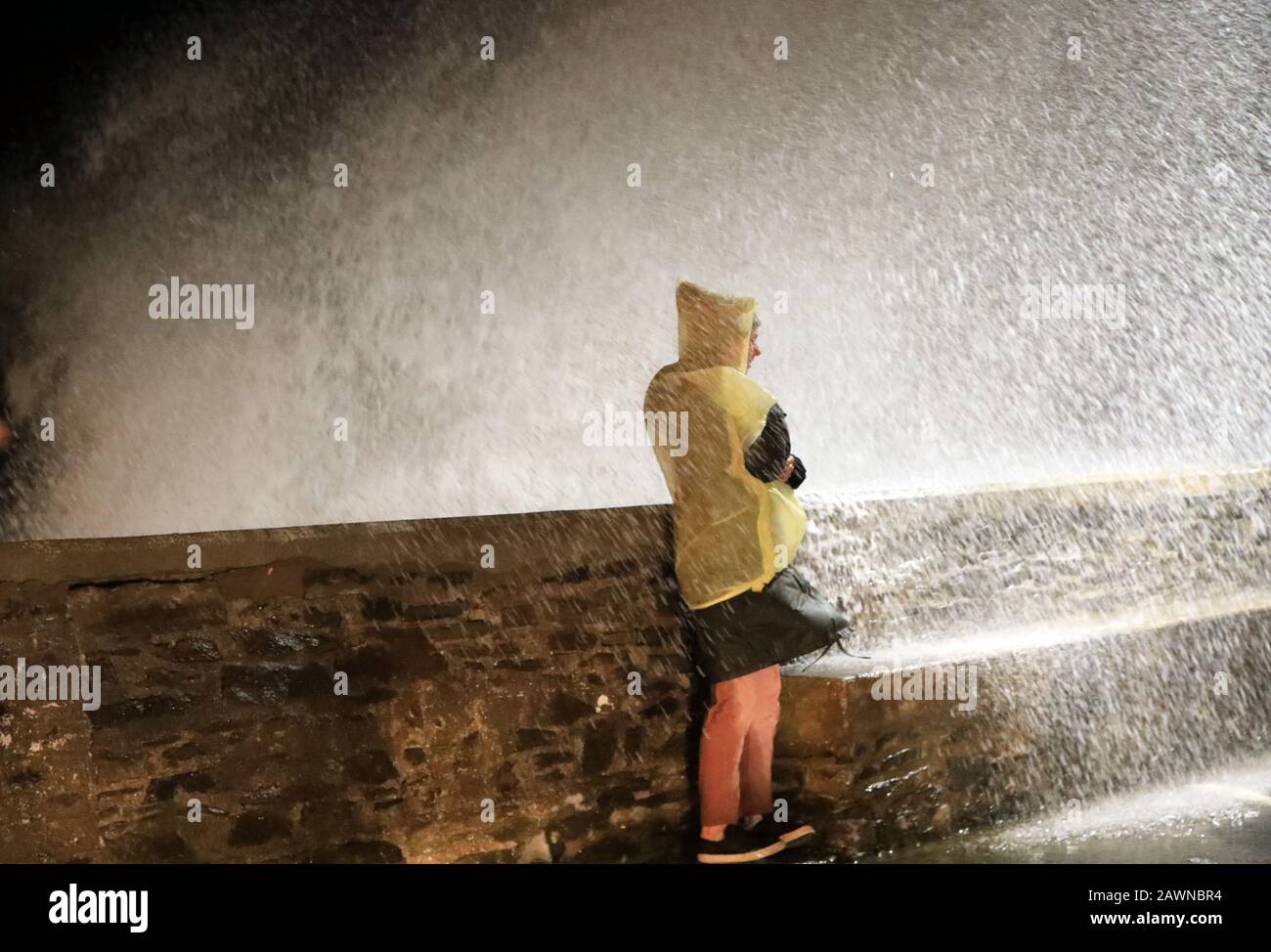 Storm Ciara hits the seaside town of Ilfracombe, Ilfracombe, North ...