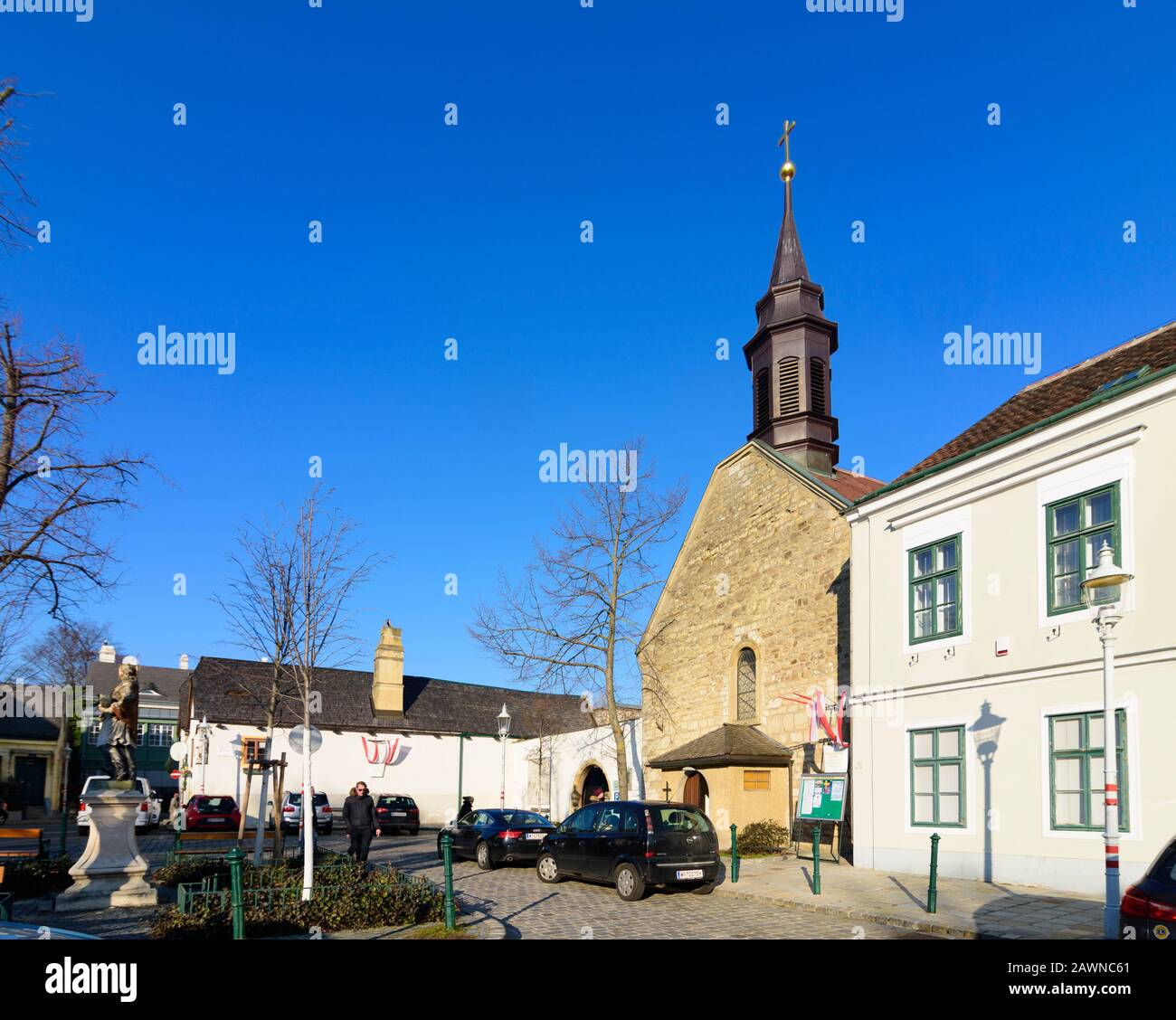 Wien, Vienna: square Pfarrplatz, church St. Jakob, district Heiligenstadt in 19. Döbling, Wien ...