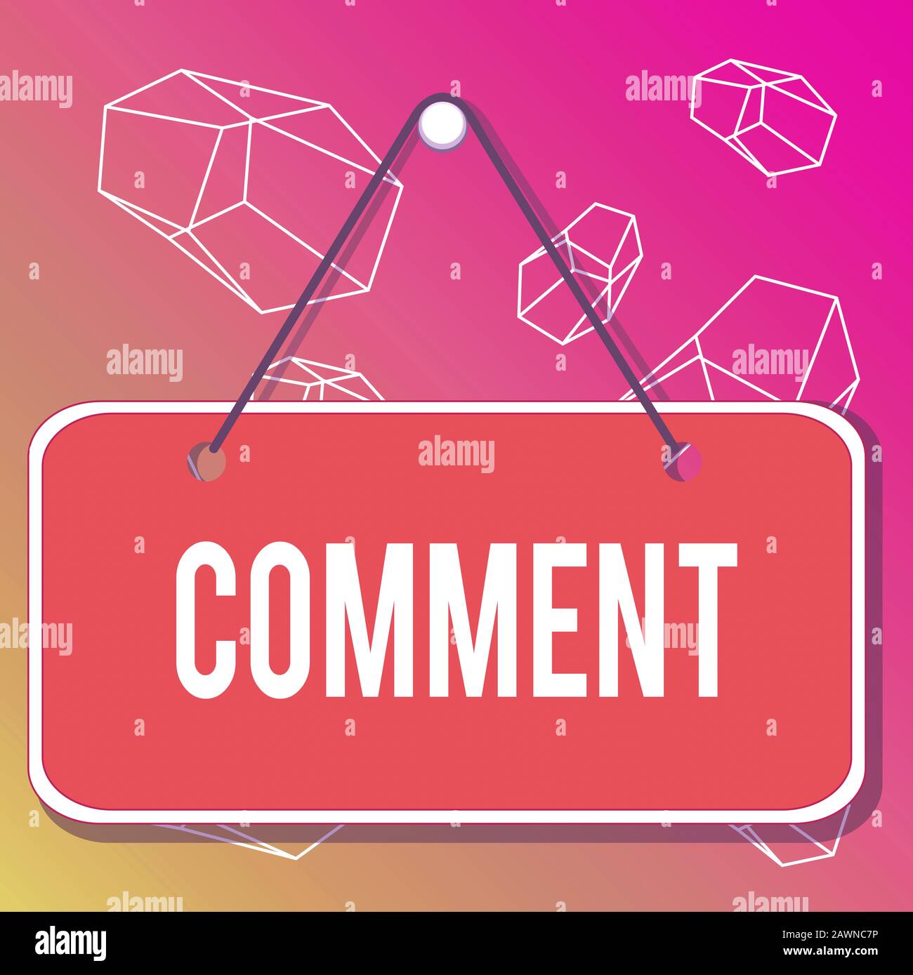 Word writing text Comment. Business photo showcasing Verbal Written ...