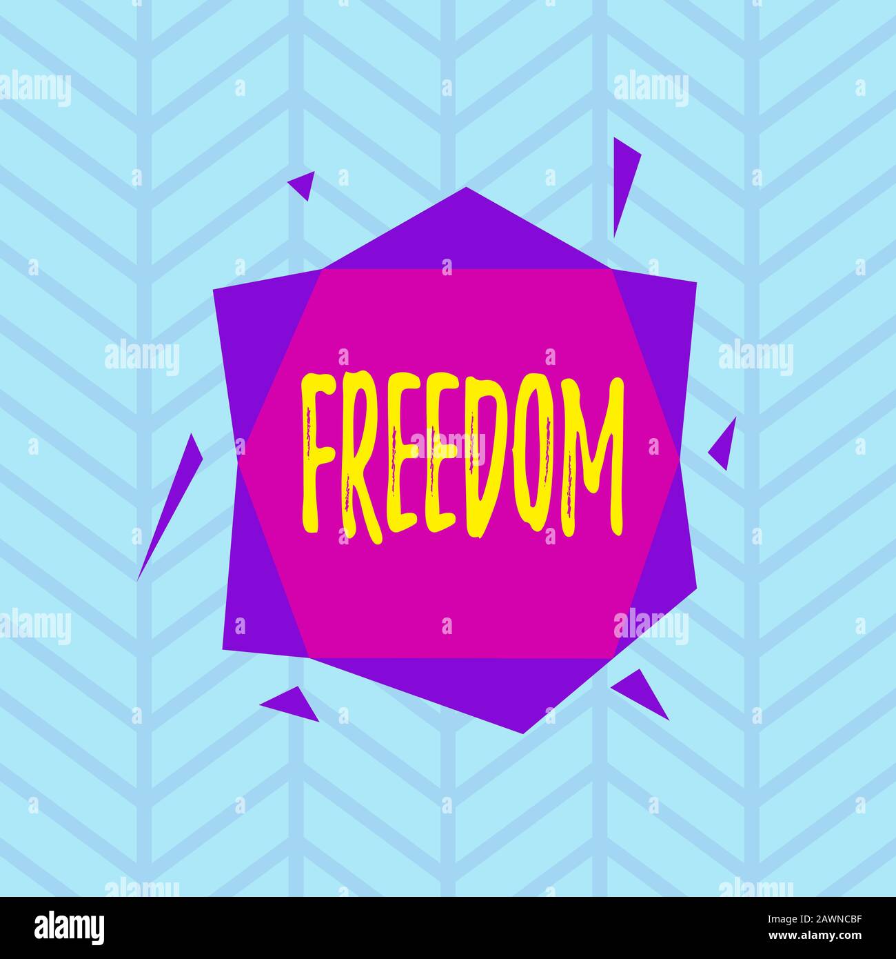 Conceptual hand writing showing Freedom. Concept meaning liberty rather ...