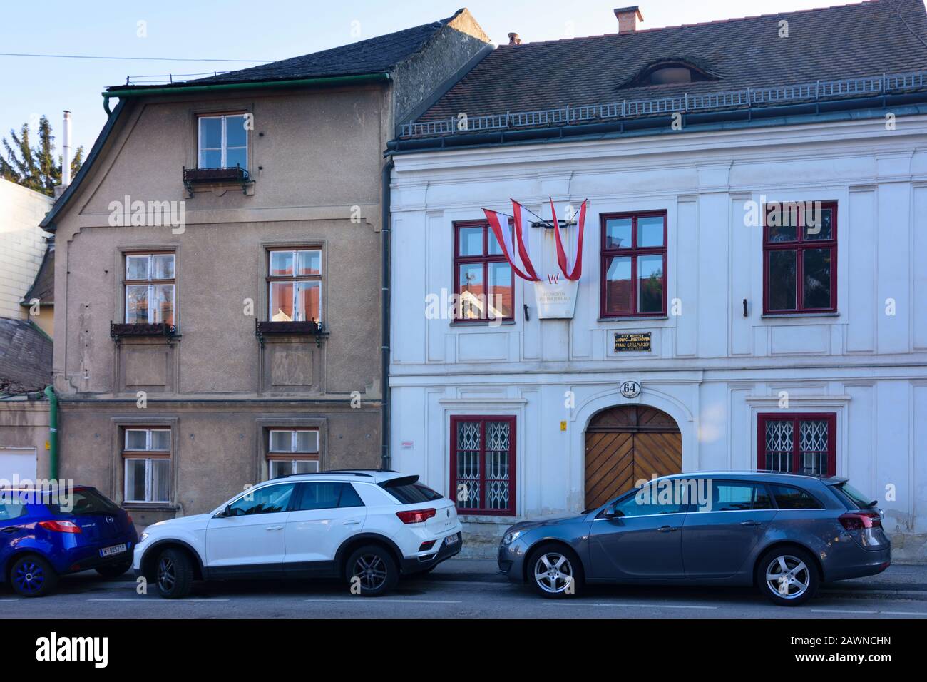 Beethoven grillparzer haus hi-res stock photography and images - Alamy
