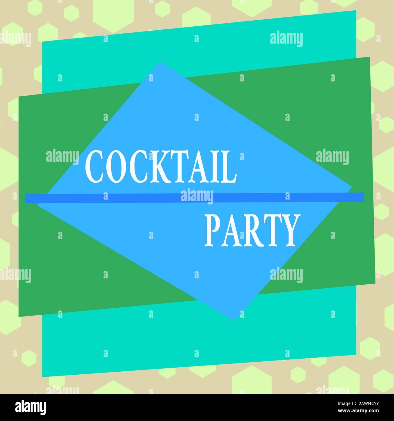 Conceptual hand writing showing Cocktail Party. Concept meaning formal ...