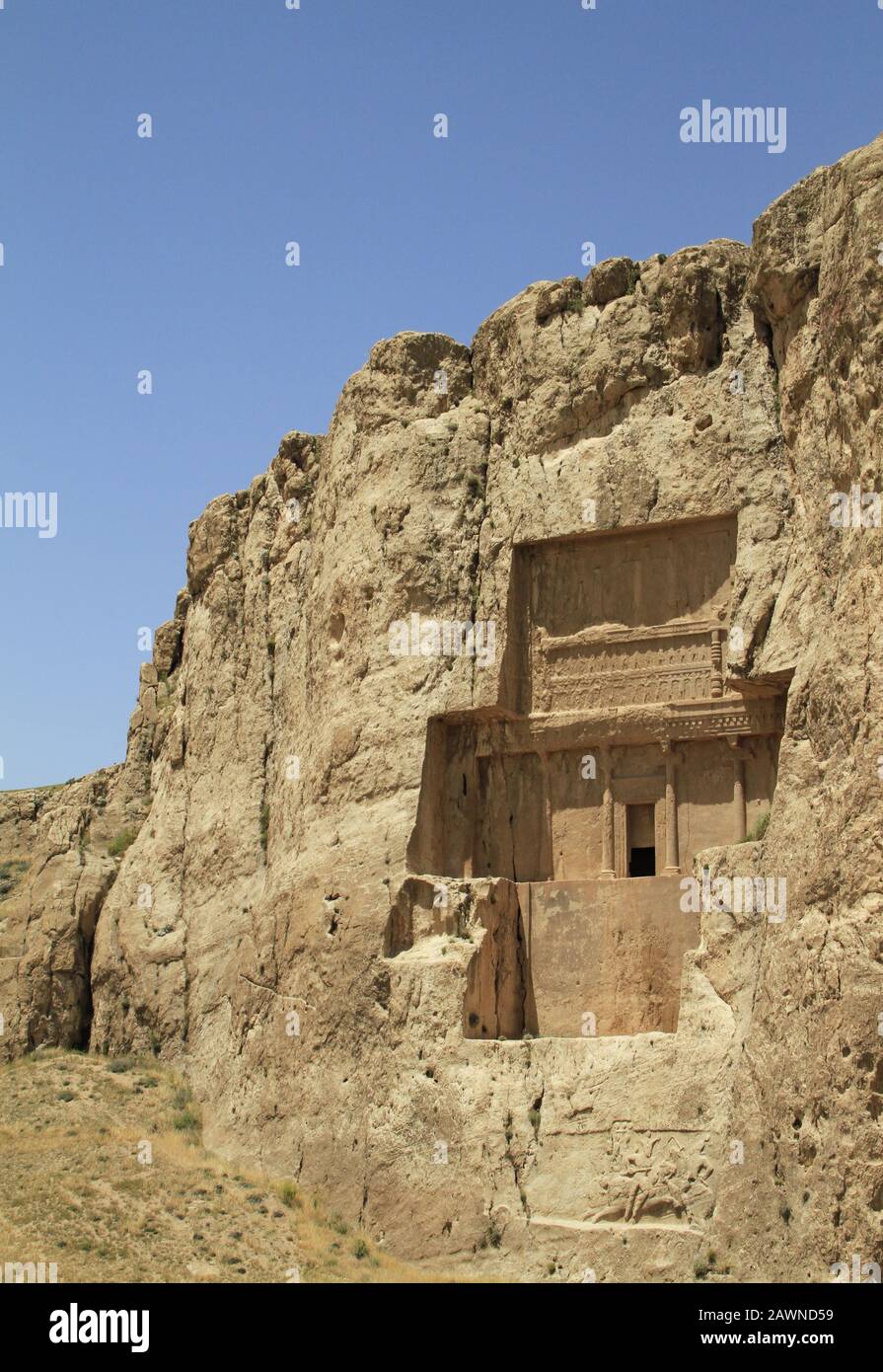 Necropolis Naqsh-e Rostam in Iran during daytime Stock Photo - Alamy