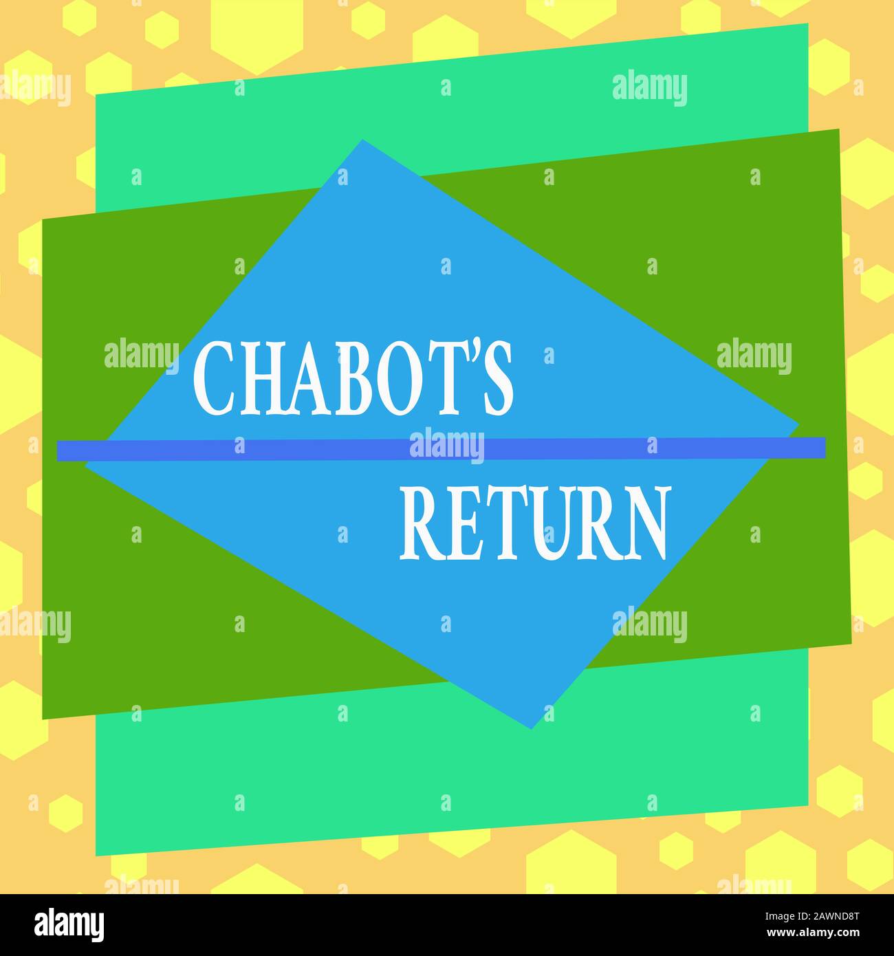Conceptual hand writing showing Chabot S Return. Concept meaning the ...