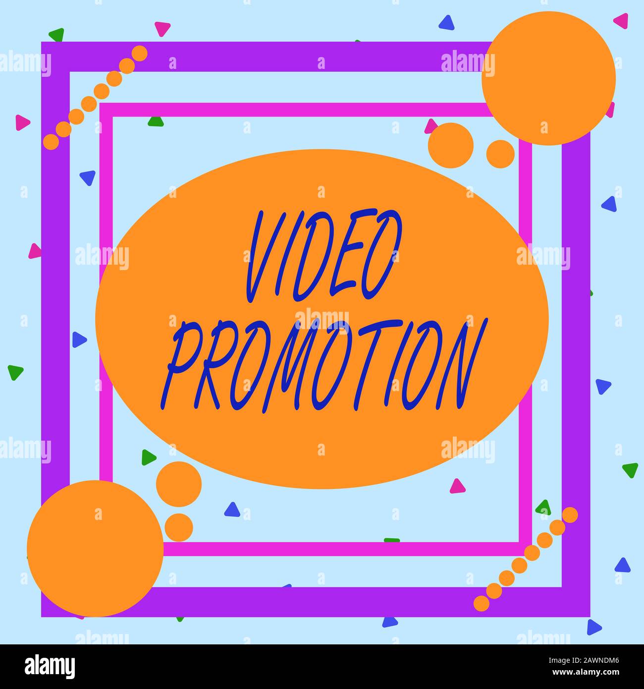 Conceptual hand writing showing Video Promotion. Concept meaning a ...