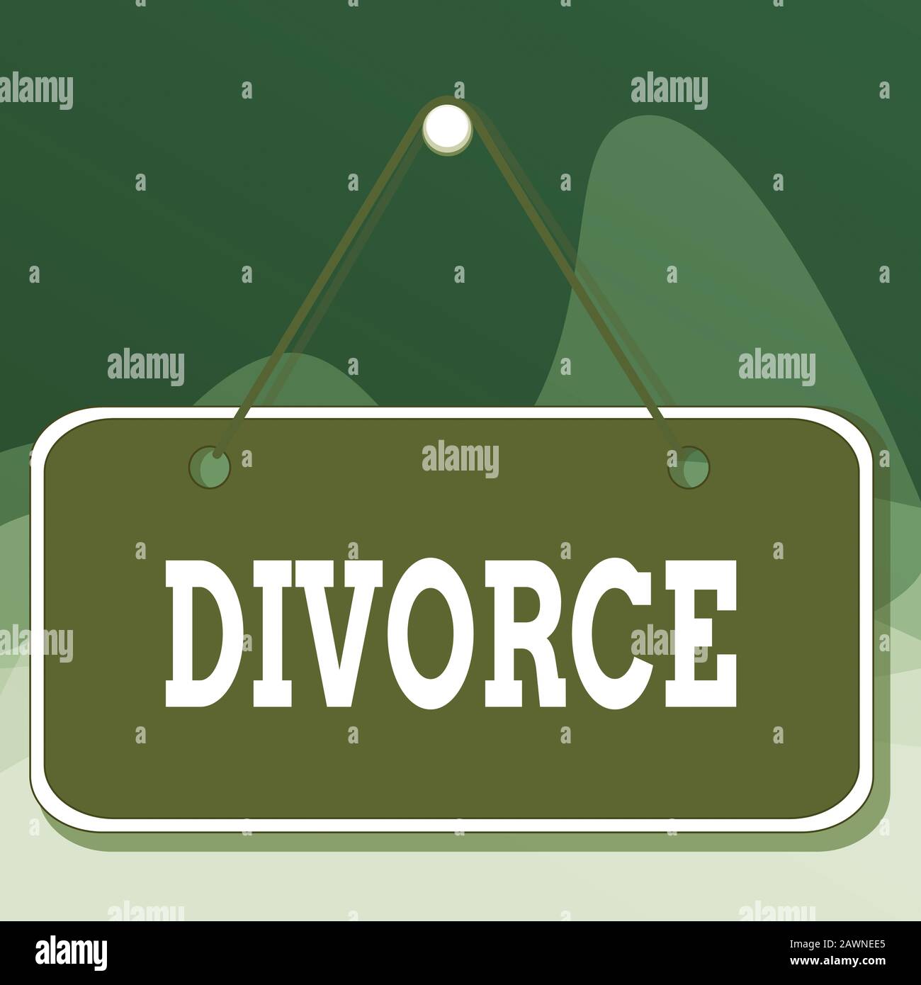 Writing Note Showing Divorce Business Concept For Legal Dissolution Of