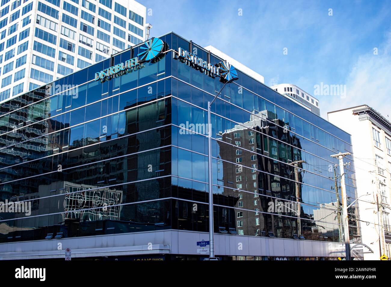 The Ottawa offices of the Canadian telecommunications company ...