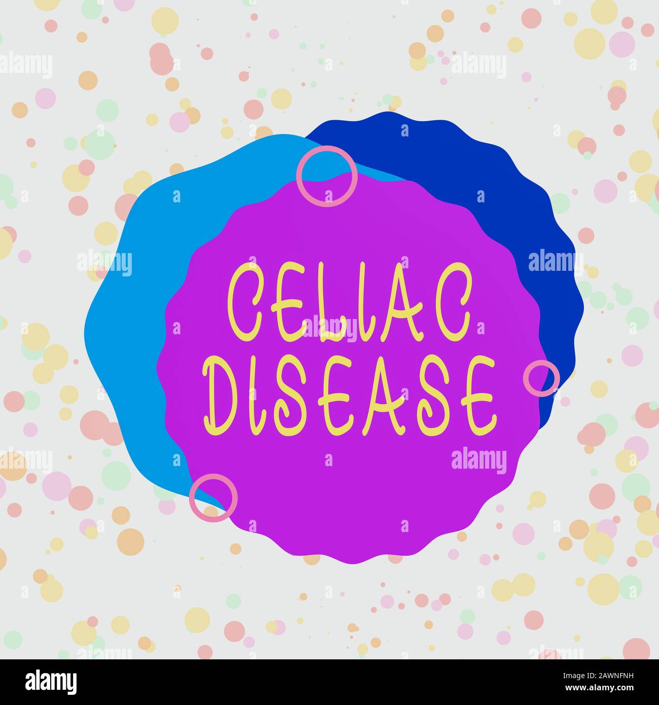 Handwriting text Celiac Disease. Conceptual photo autoimmune disorder ...