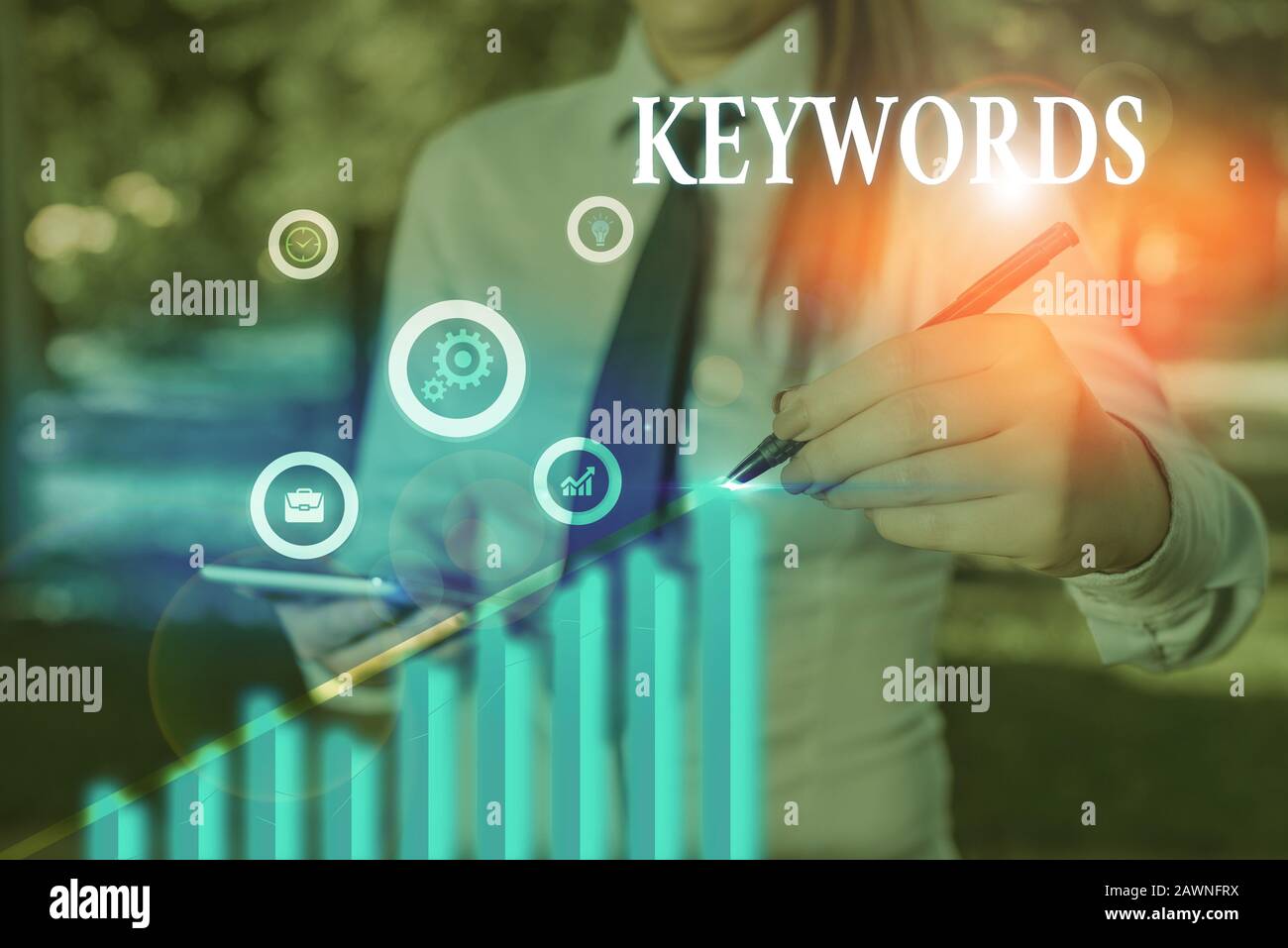 Word writing text Keywords. Business photo showcasing word which acts ...