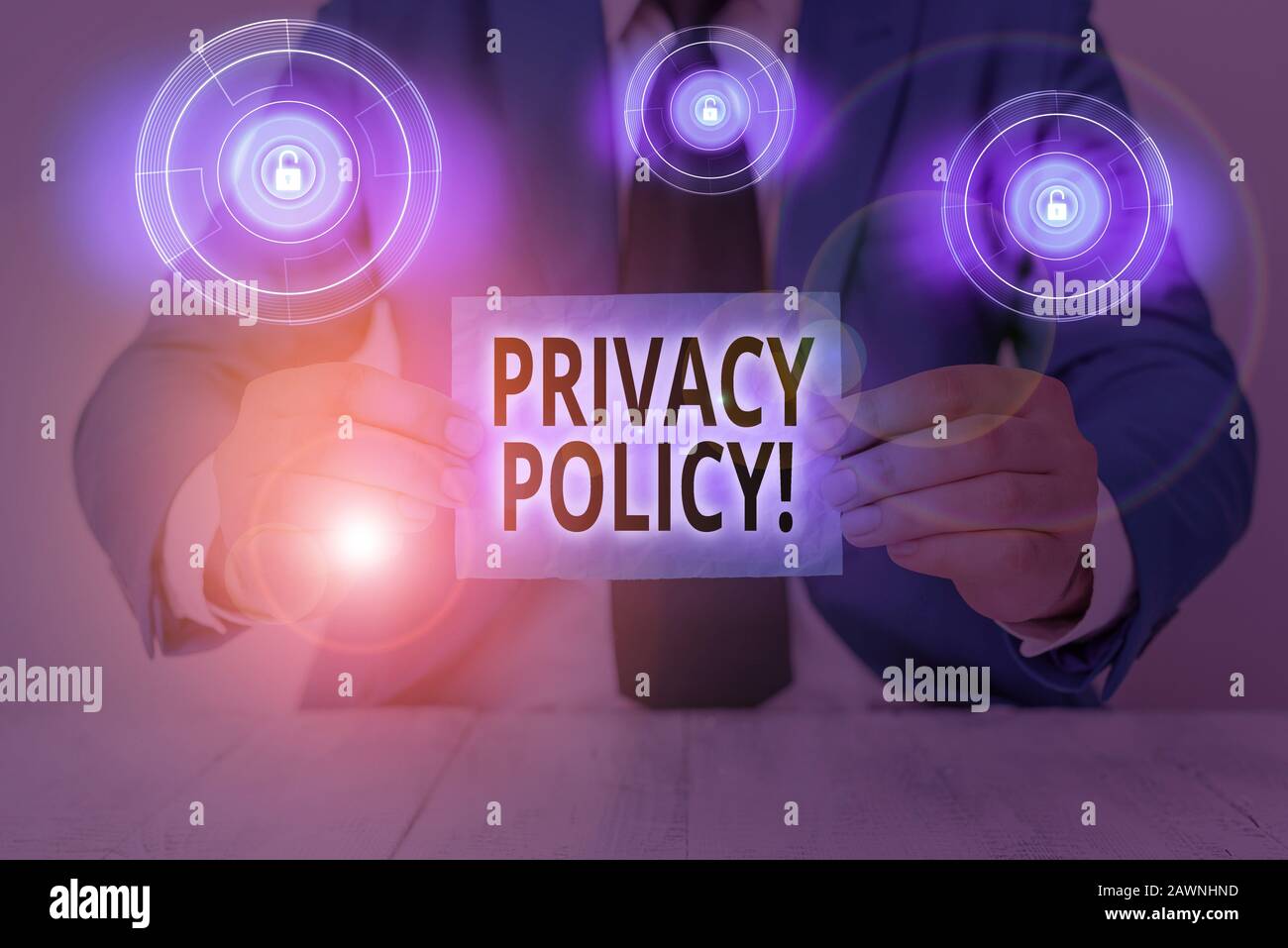Conceptual hand writing showing Privacy Policy. Concept meaning ...