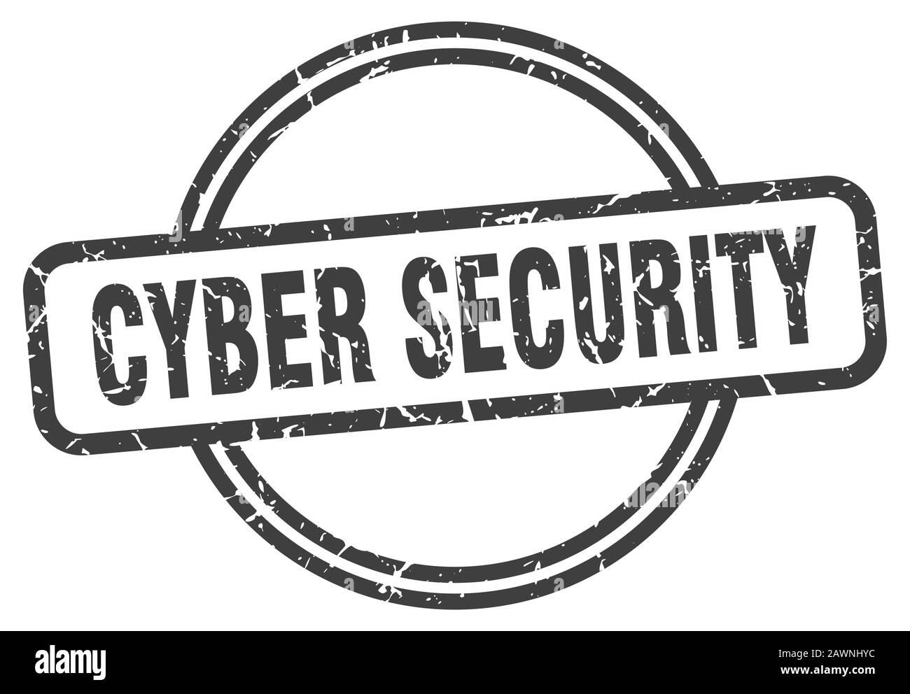 cyber security stamp. cyber security round vintage grunge sign. cyber ...