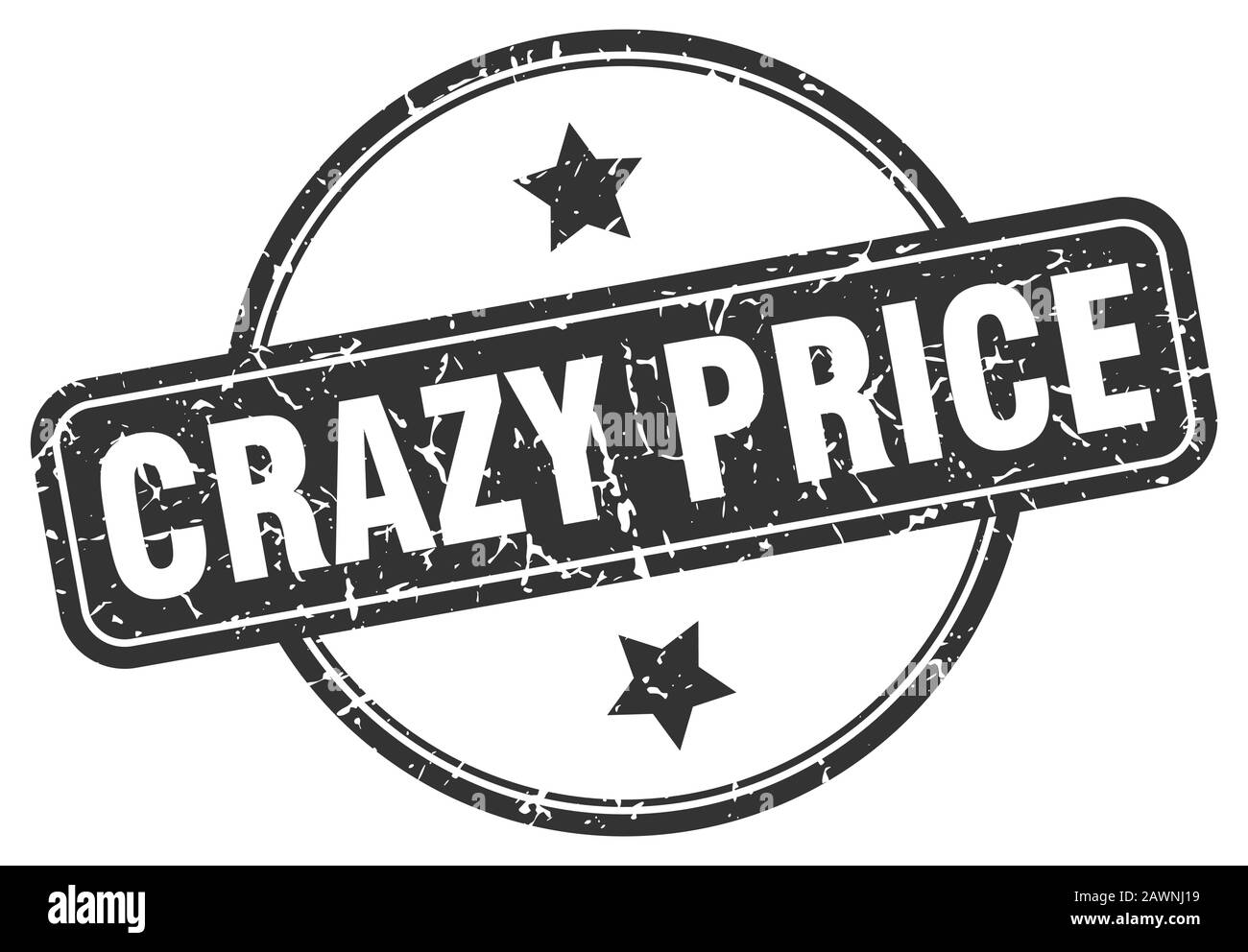crazy price stamp. crazy price round vintage grunge sign. crazy price ...