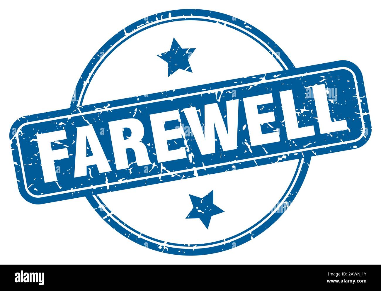 farewell stamp. farewell round vintage grunge sign. farewell Stock ...