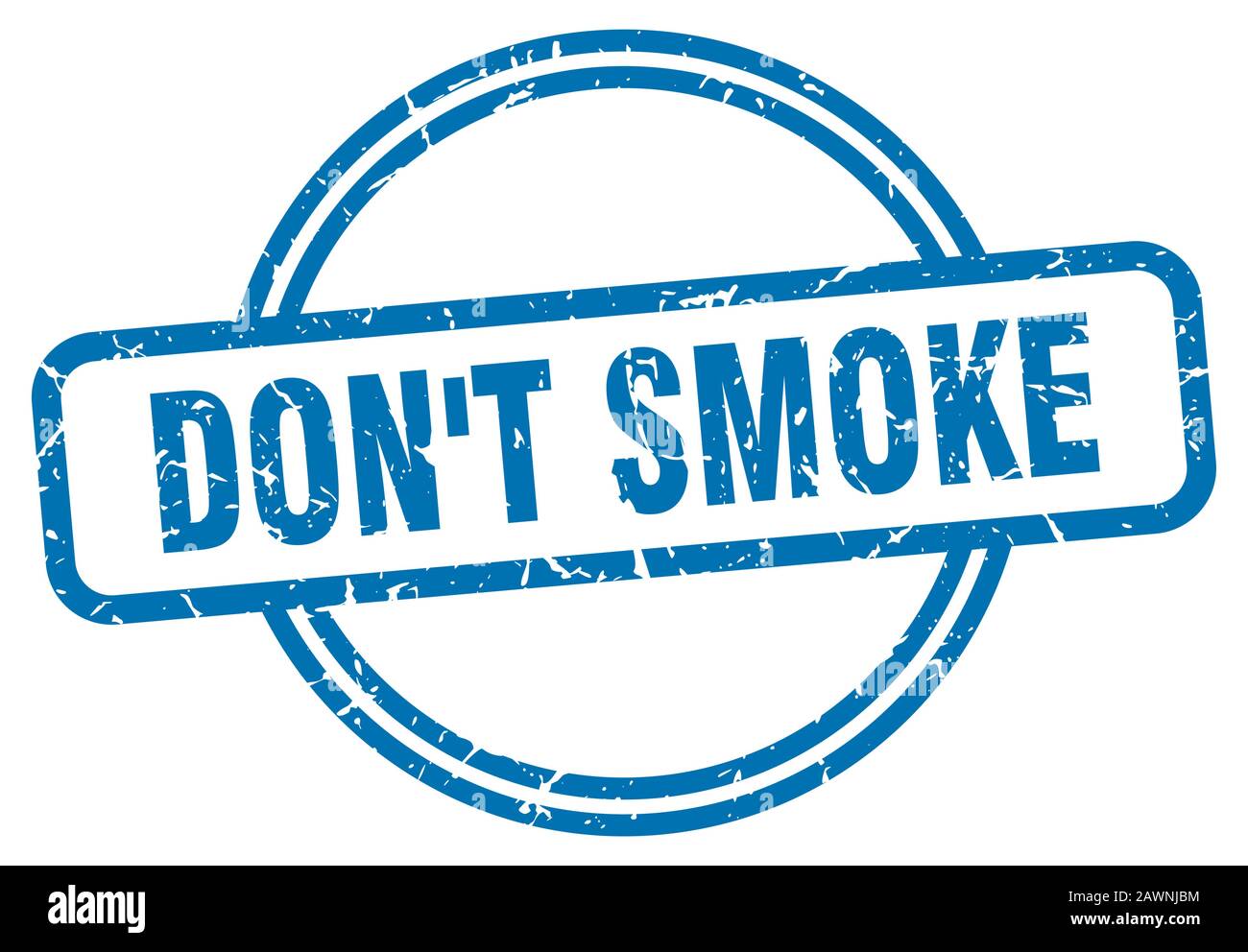 don't smoke stamp. don't smoke round vintage grunge sign. don't smoke ...