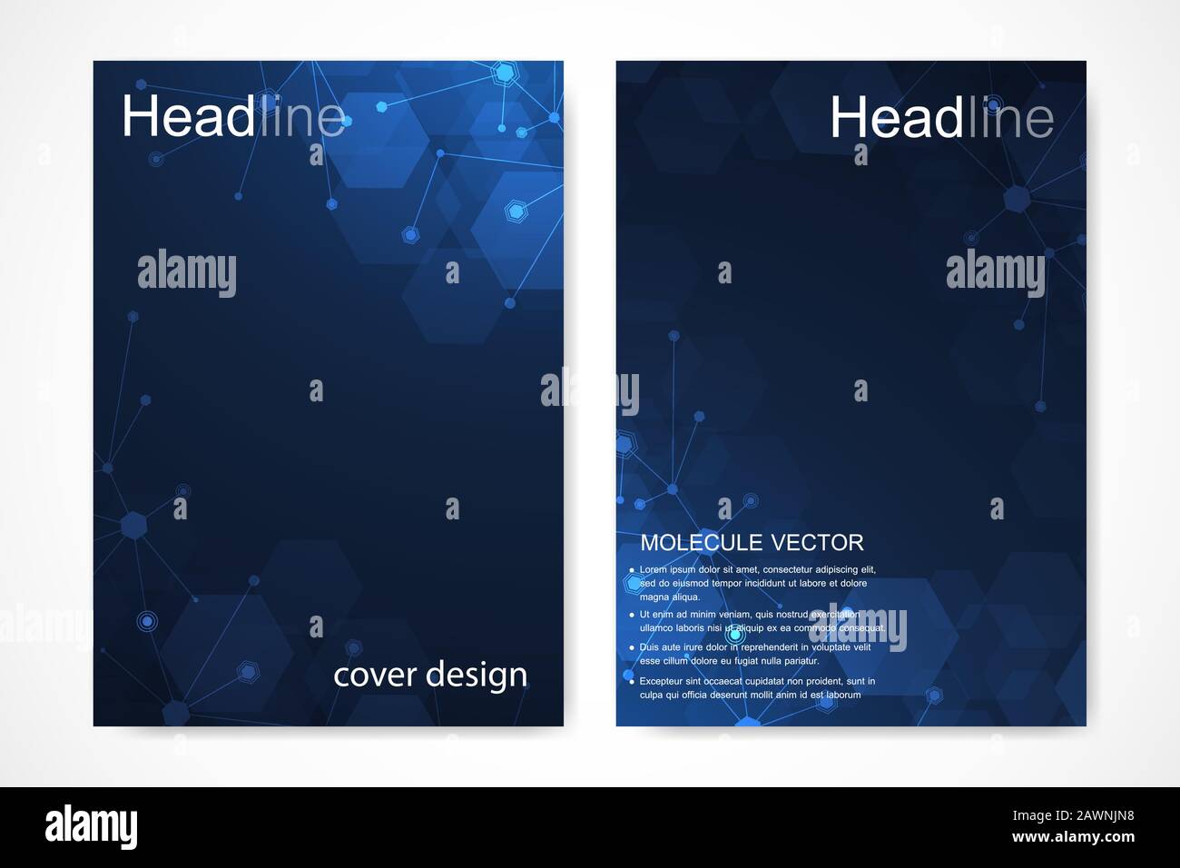 Vector templates for brochure magazine leaflet flyer cover booklet ...
