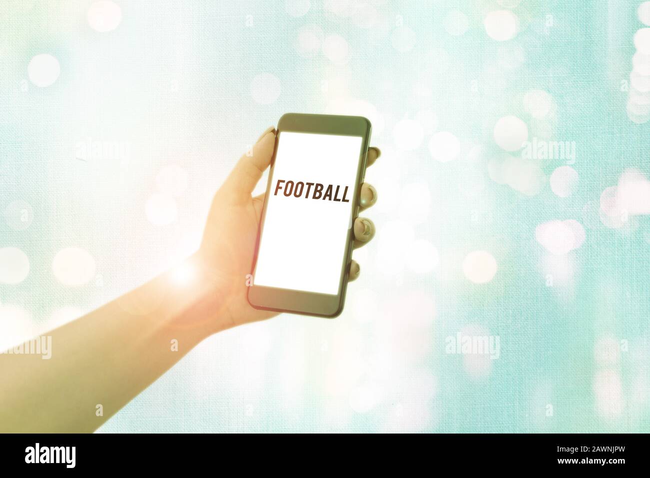 Writing note showing Football. Business concept for any of various ...