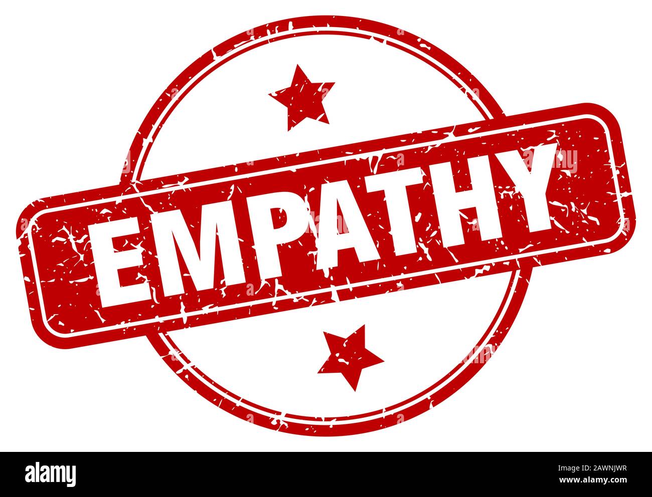 empathy stamp. empathy round vintage grunge sign. empathy Stock Vector ...
