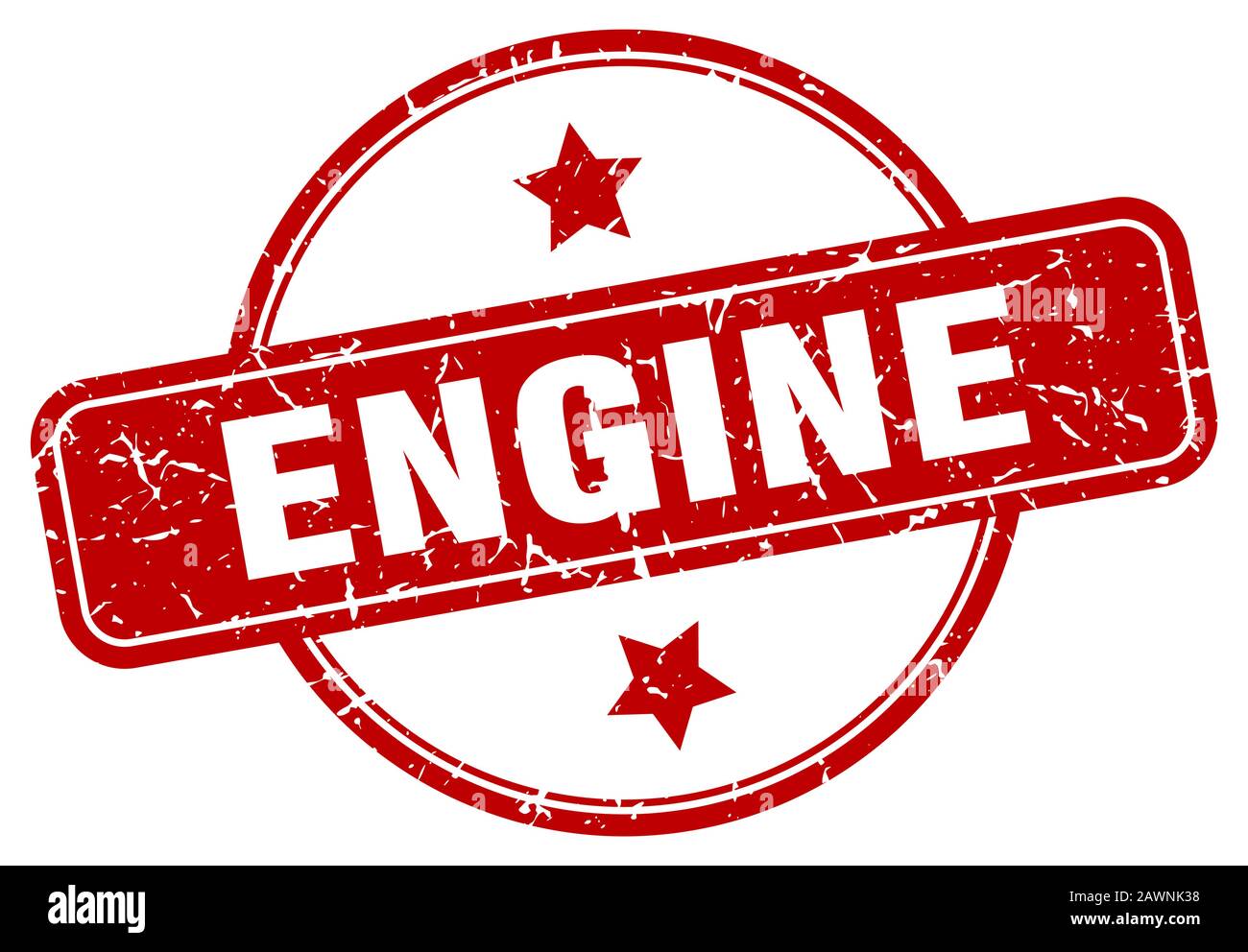 engine stamp. engine round vintage grunge sign. engine Stock Vector ...