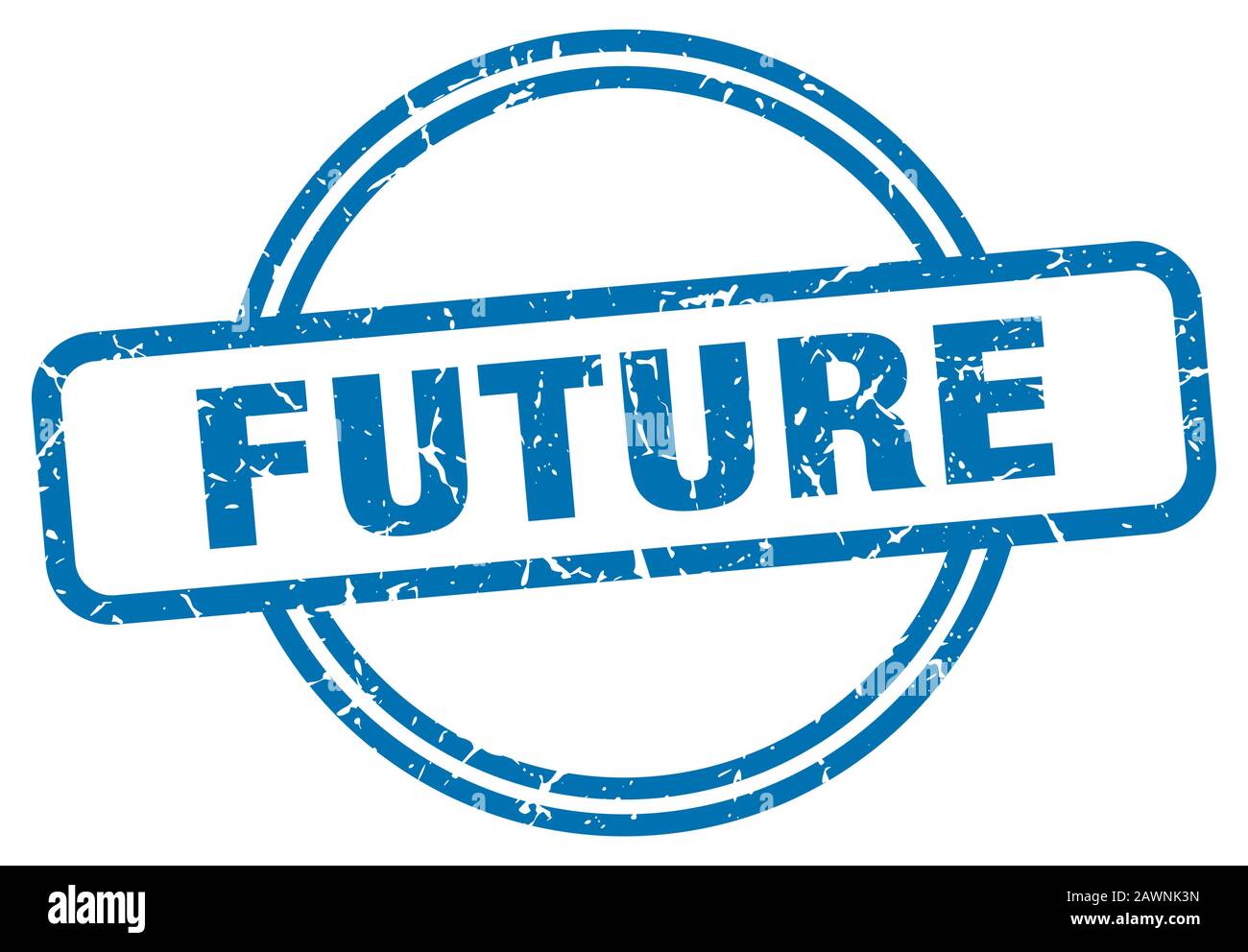 future stamp. future round vintage grunge sign. future Stock Vector ...