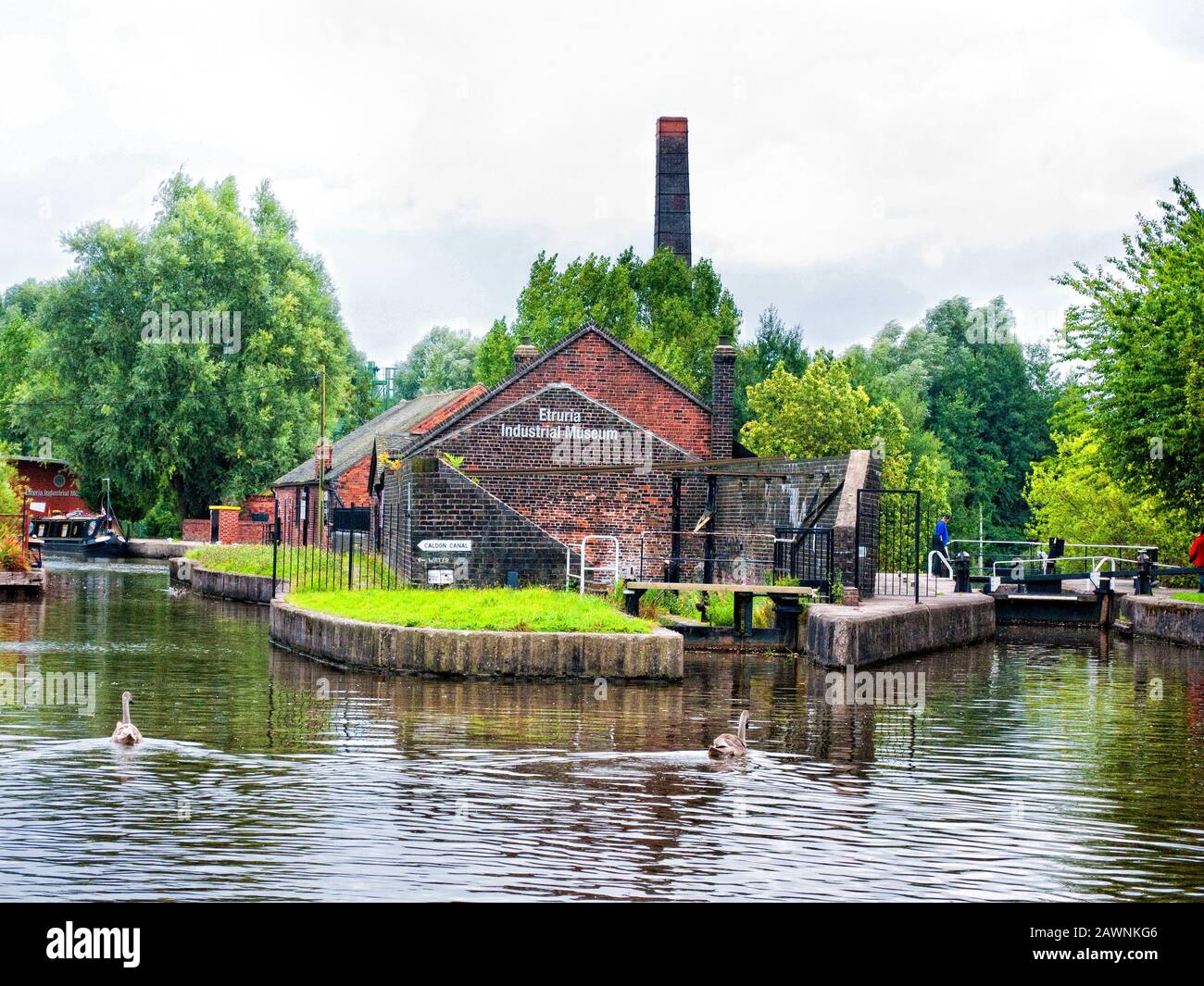 Etruria Junction at Stoke on Trent joining the Caldon Canal with the ...