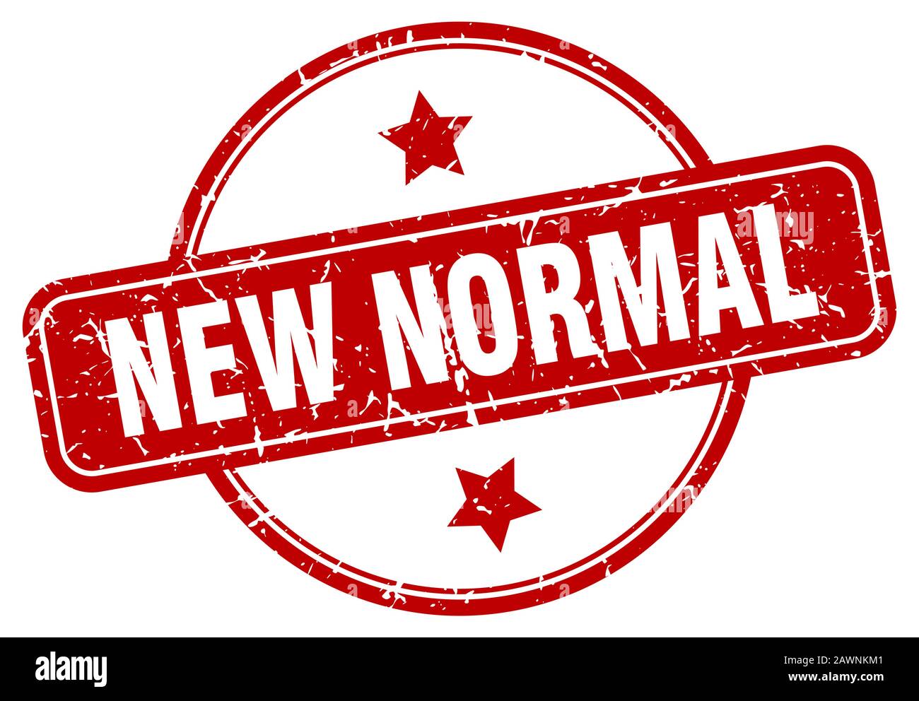 new normal stamp. new normal round vintage grunge sign. new normal ...