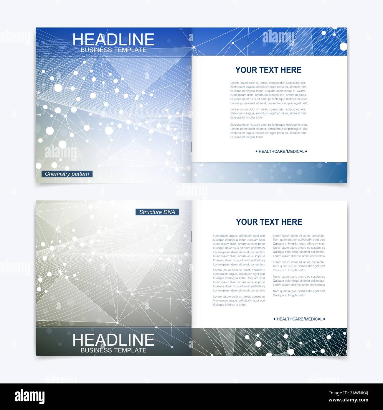 Scientific templates square brochure, magazine, leaflet , flyer, cover ...