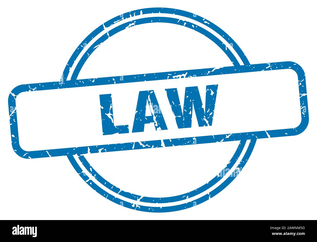 Law blue round stamp Cut Out Stock Images & Pictures - Alamy