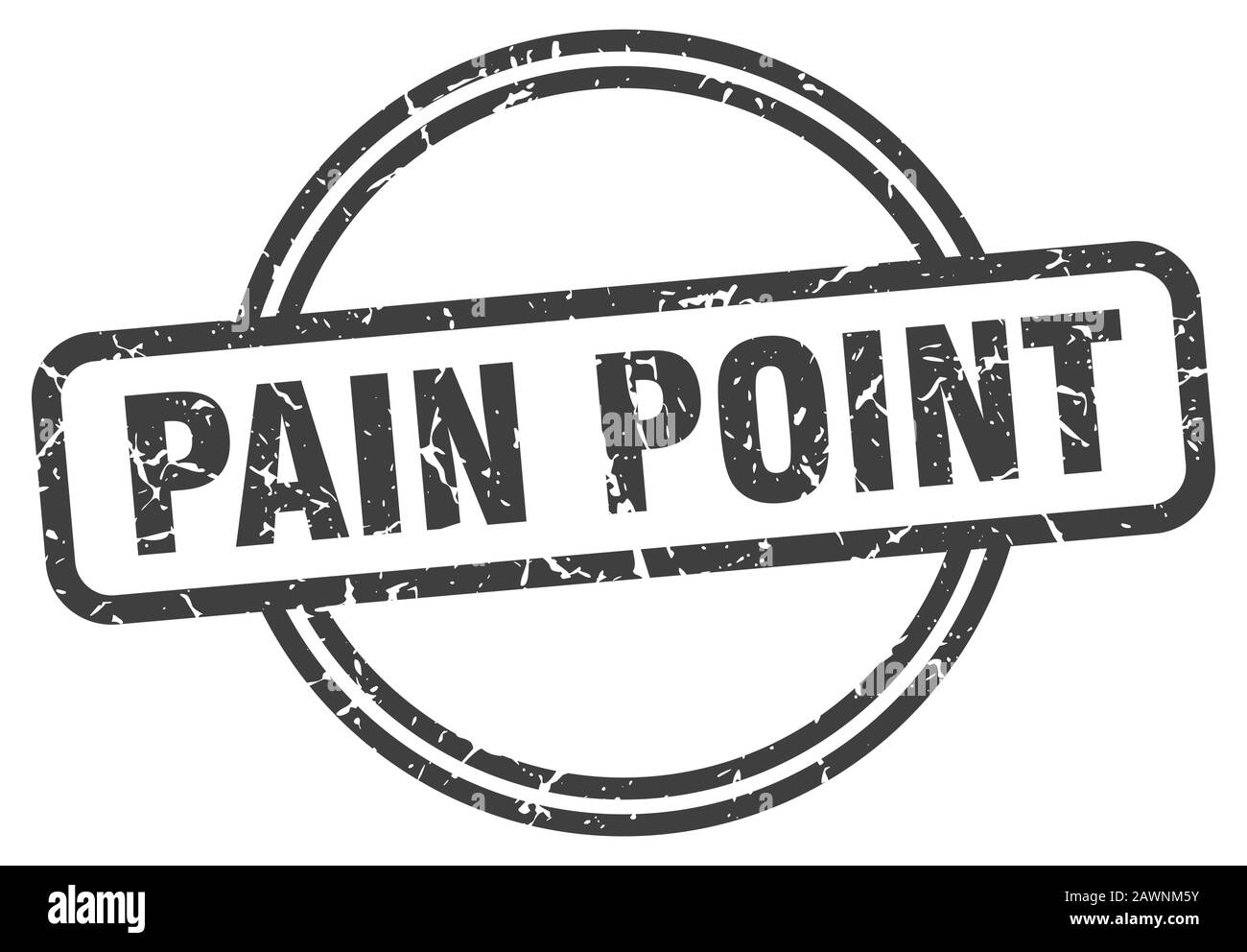 pain point stamp. pain point round vintage grunge sign. pain point ...