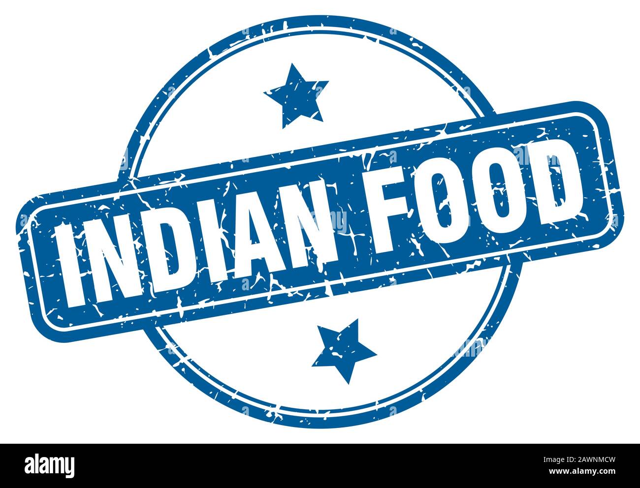 indian food stamp. indian food round vintage grunge sign. indian food ...