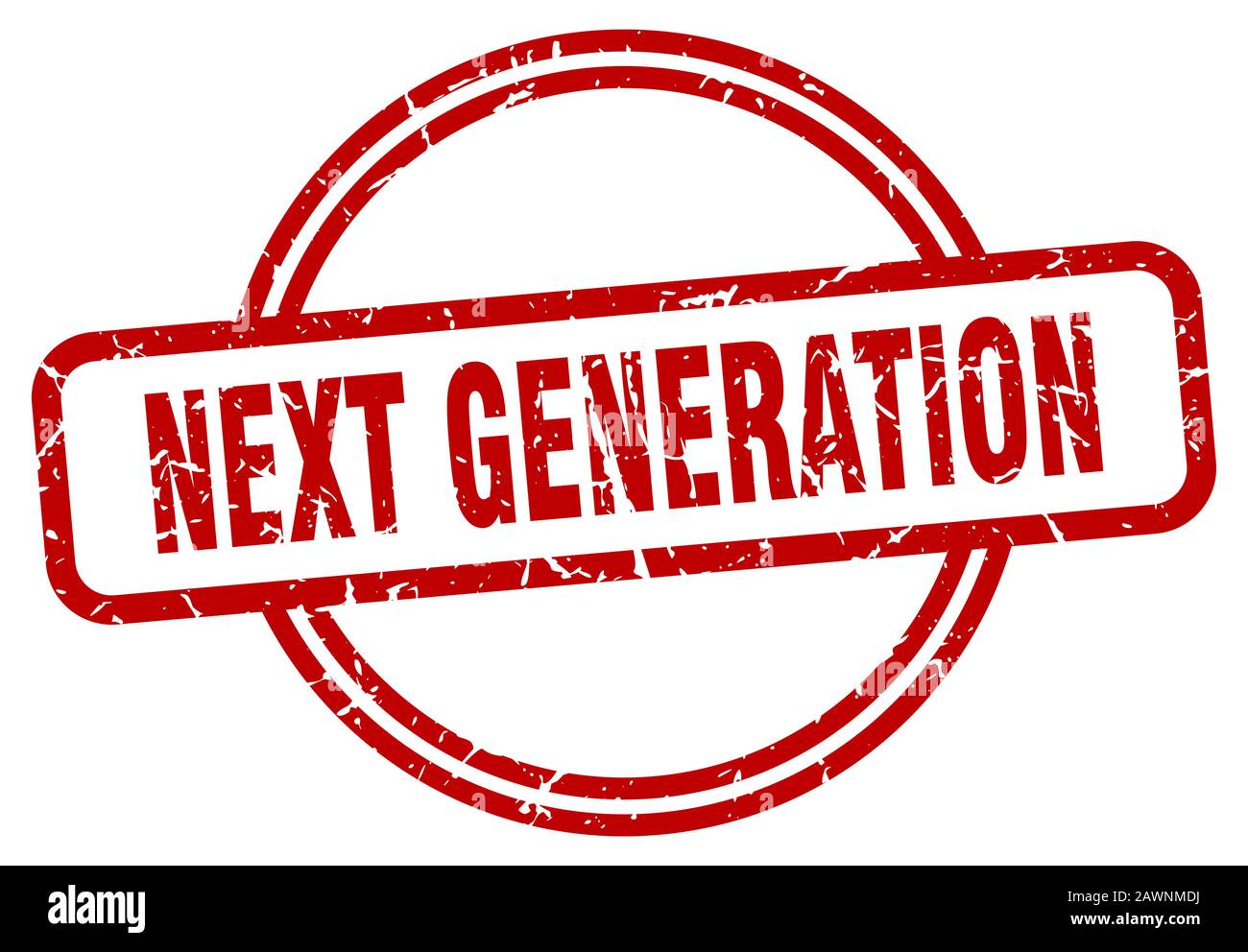 next generation stamp. next generation round vintage grunge sign. next ...