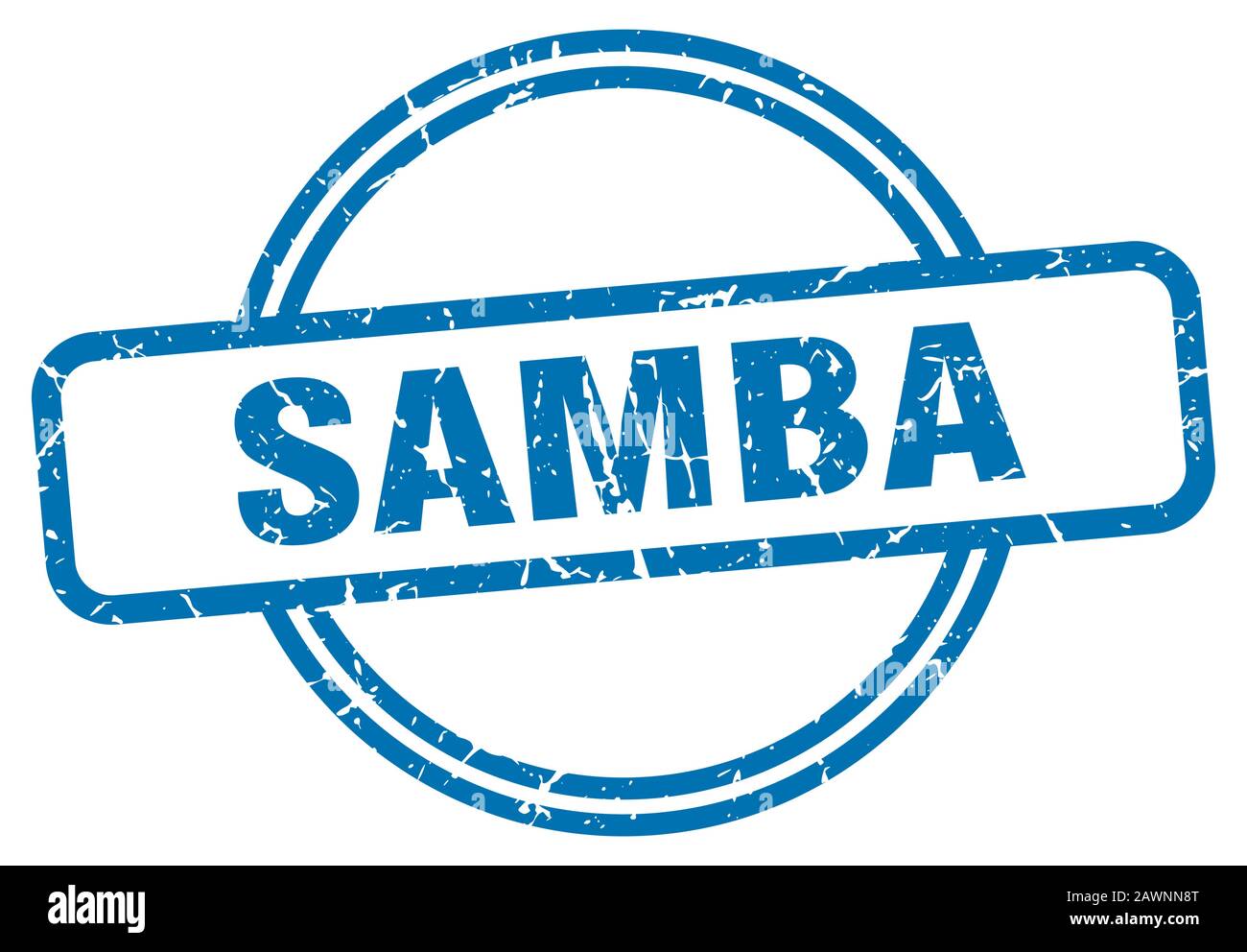 samba stamp. samba round vintage grunge sign. samba Stock Vector Image ...