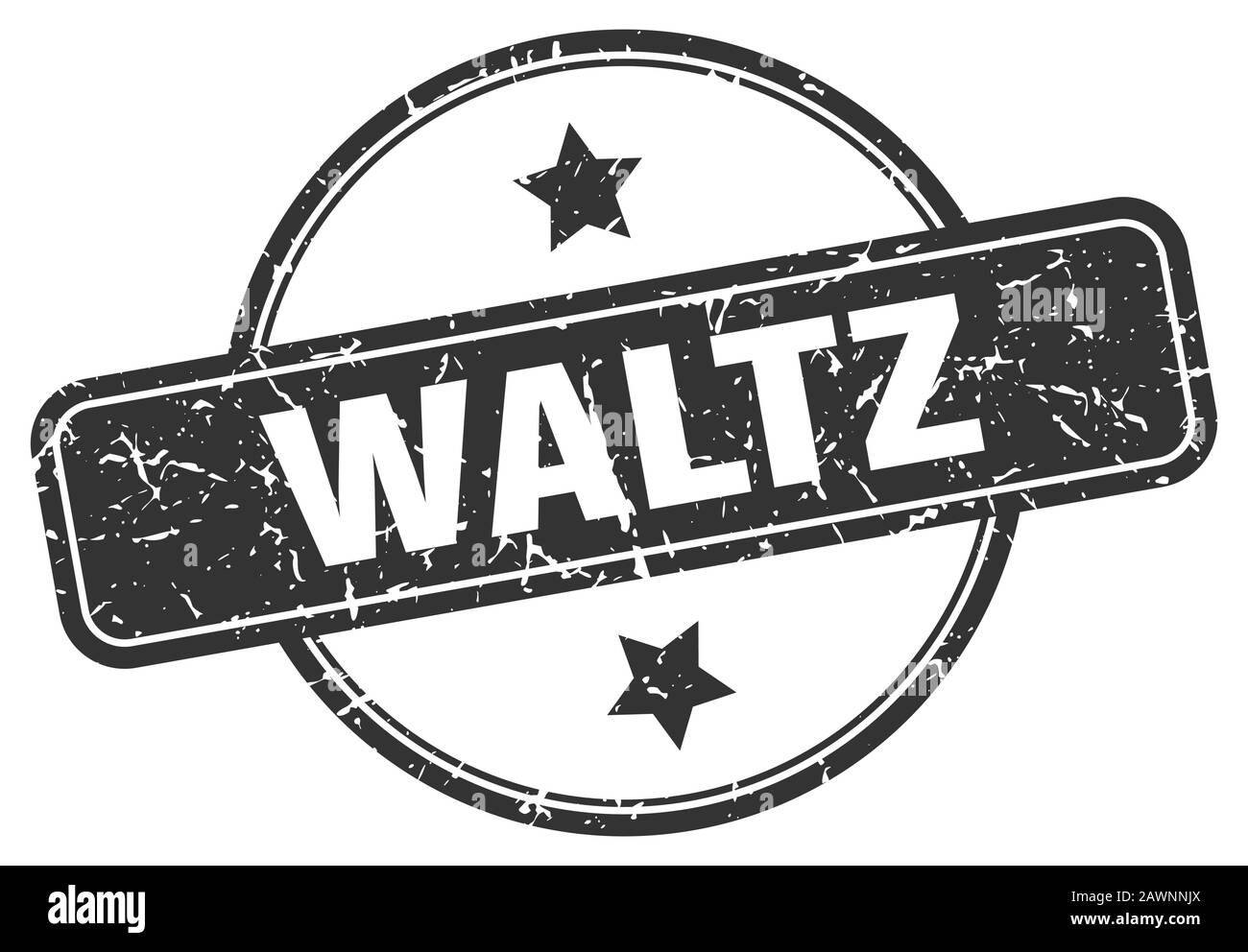waltz stamp. waltz round vintage grunge sign. waltz Stock Vector Image ...