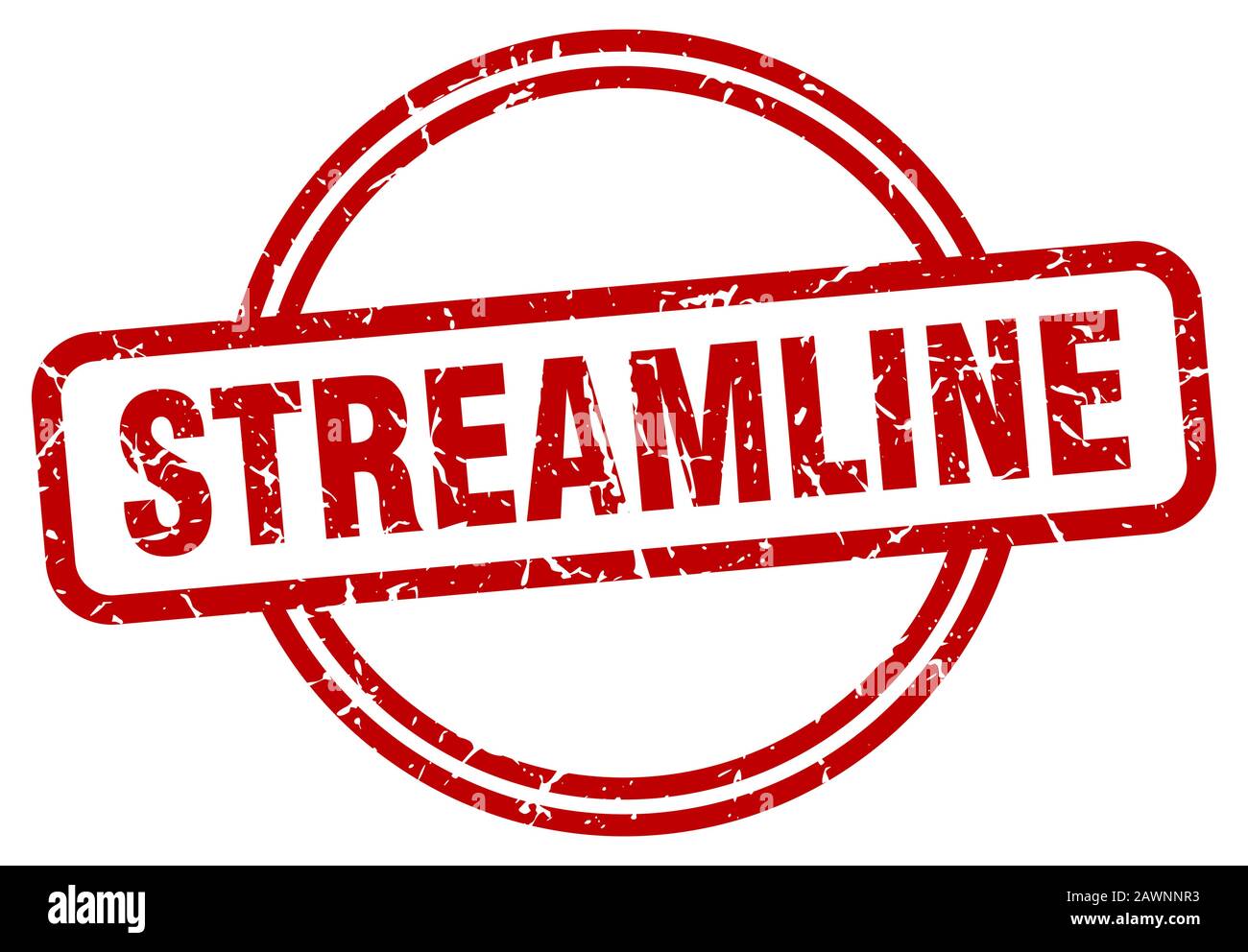streamline stamp. streamline round vintage grunge sign. streamline ...