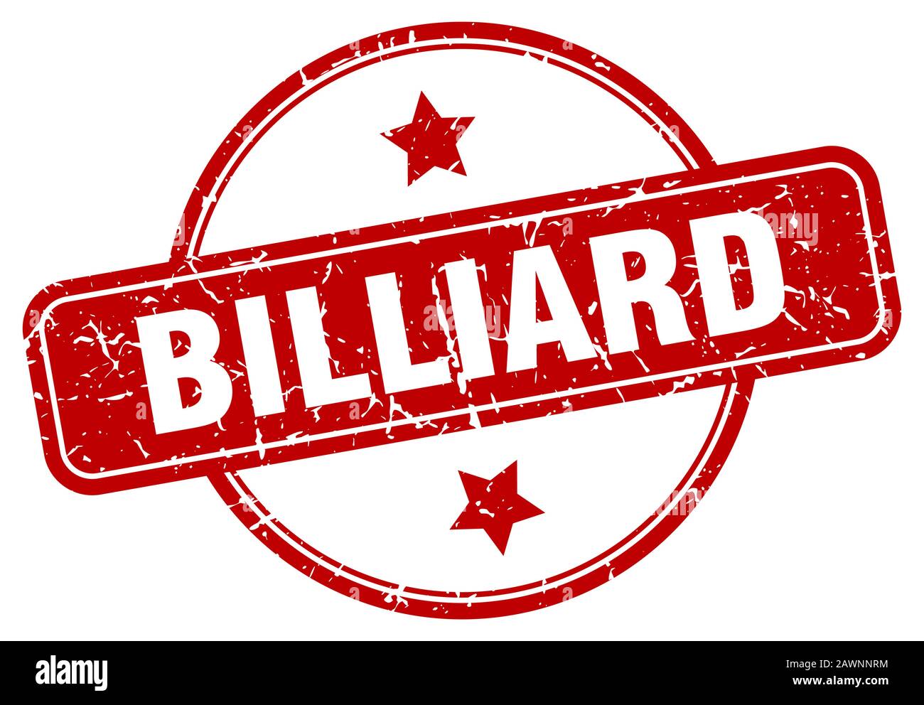 billiard stamp. billiard round vintage grunge sign. billiard Stock ...