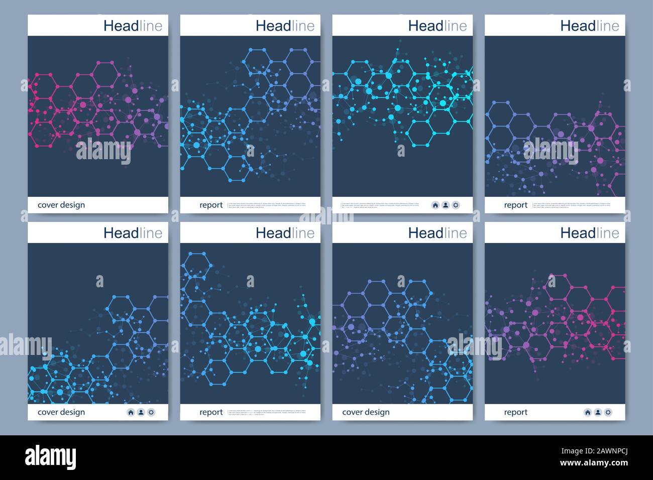 Vector templates for brochure magazine leaflet flyer cover booklet ...