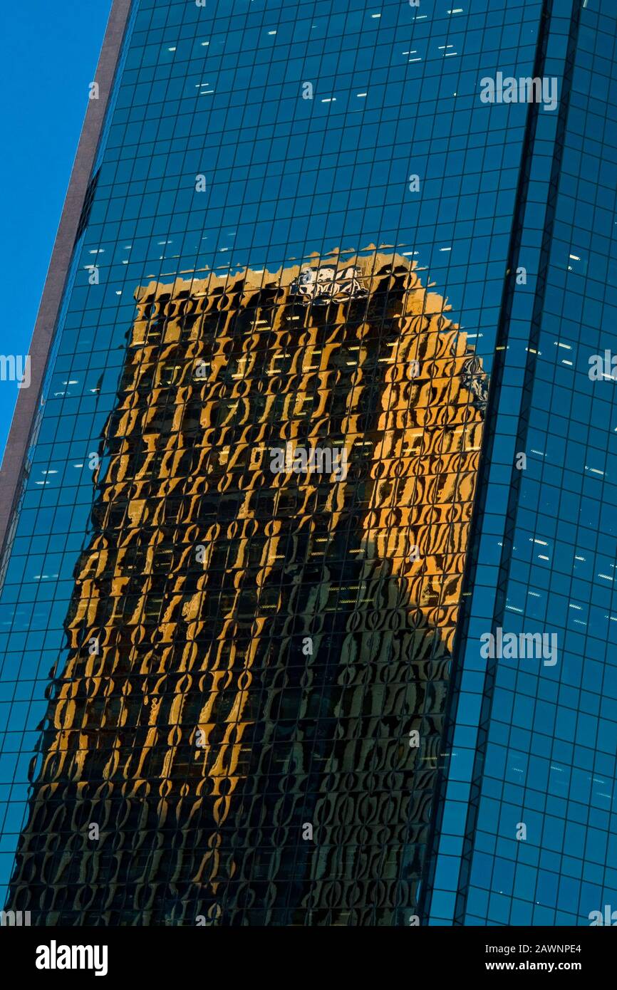 Reflections of buiding in building Stock Photo - Alamy