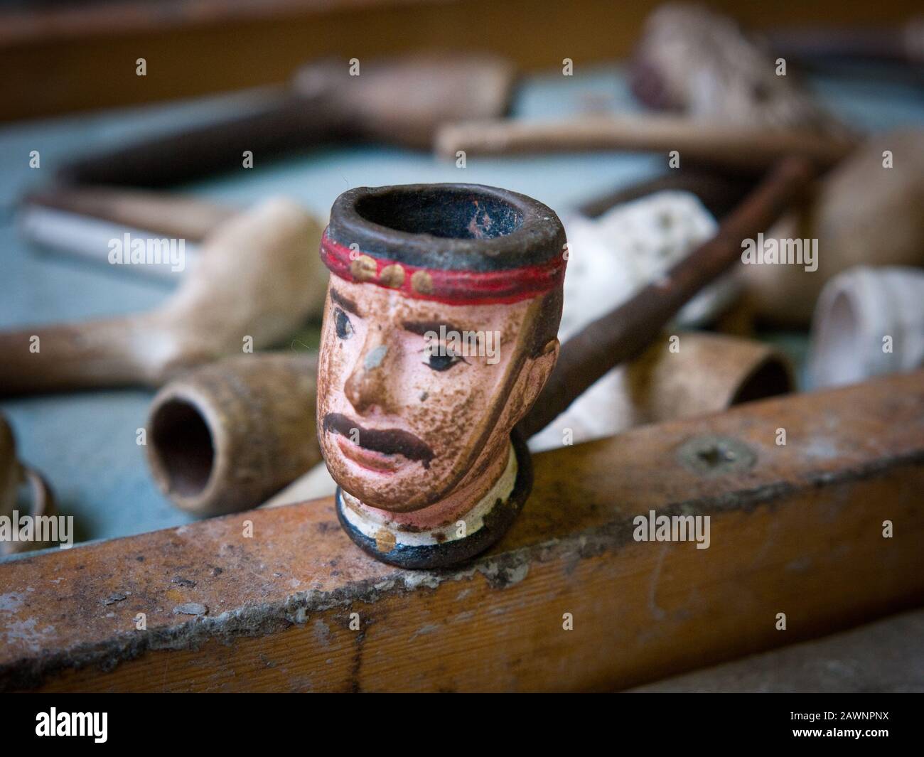Clay Smoking Pipes Stock Photo - Alamy