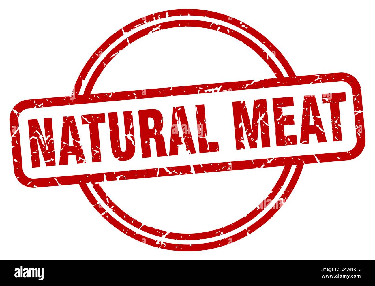 natural meat stamp. natural meat round vintage grunge sign. natural ...