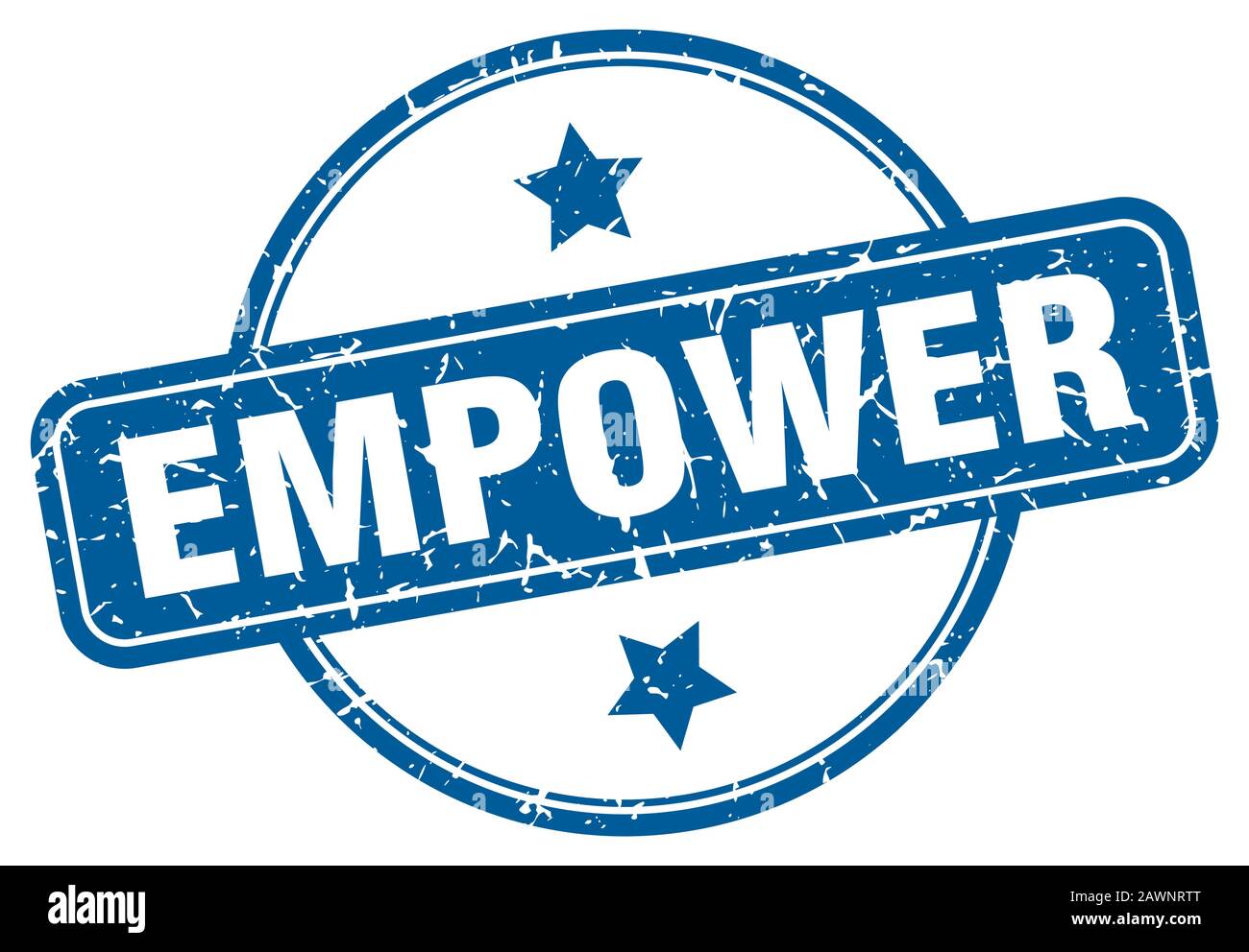 Empower stamp Stock Vector Images - Alamy