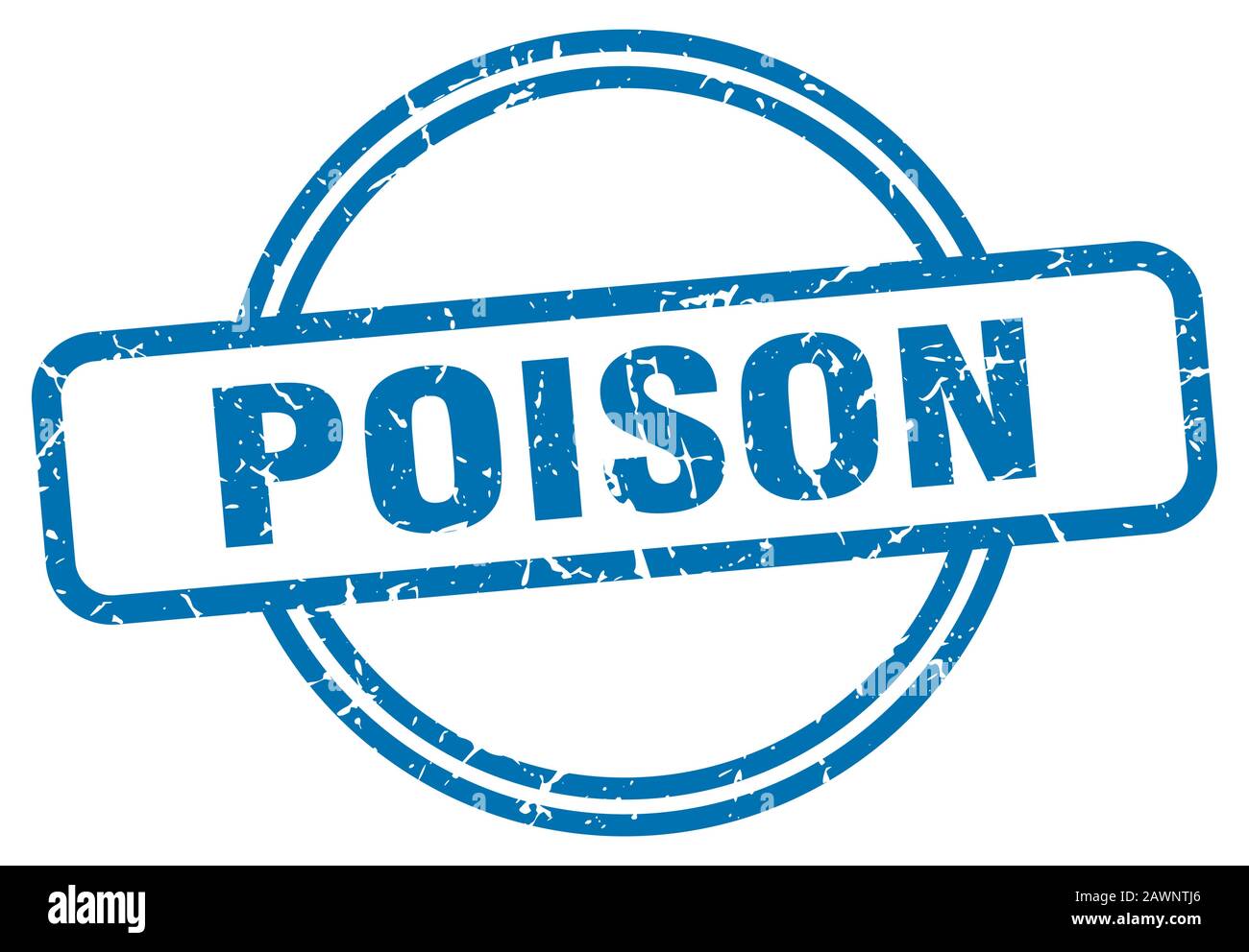 poison stamp. poison round vintage grunge sign. poison Stock Vector ...
