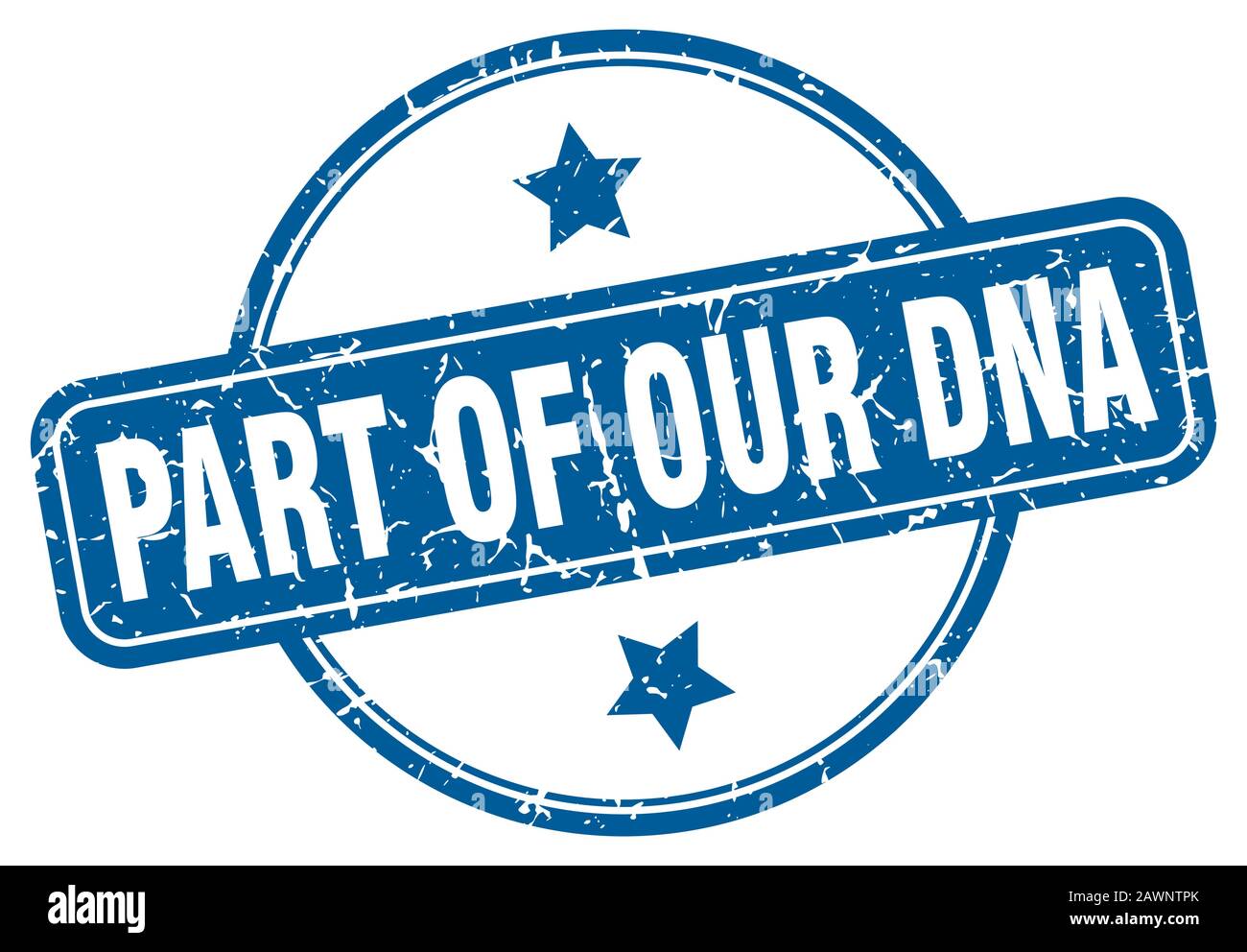part of our dna stamp. part of our dna round vintage grunge sign. part ...