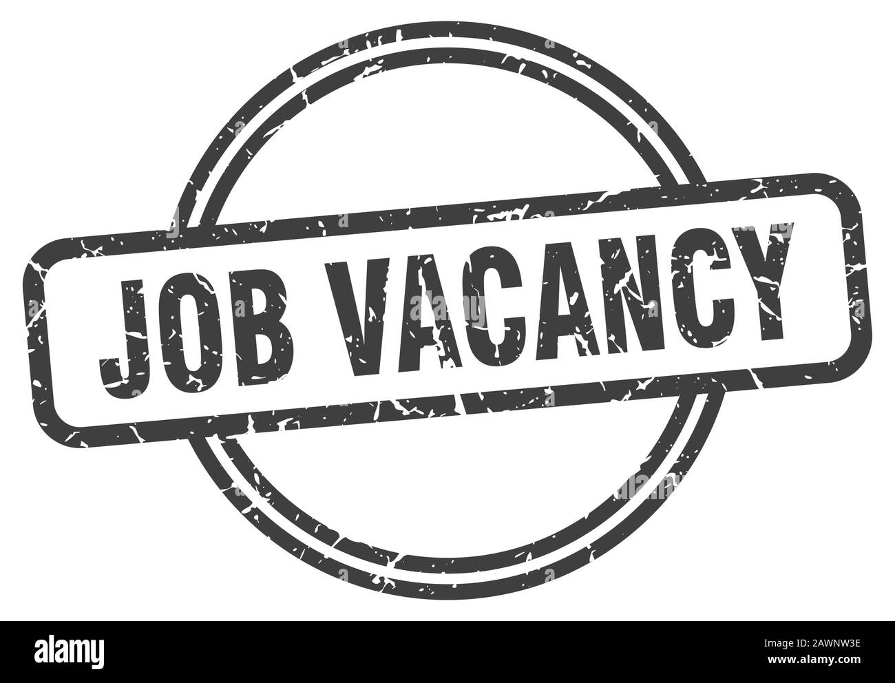 Vacancy stamp Black and White Stock Photos & Images - Alamy