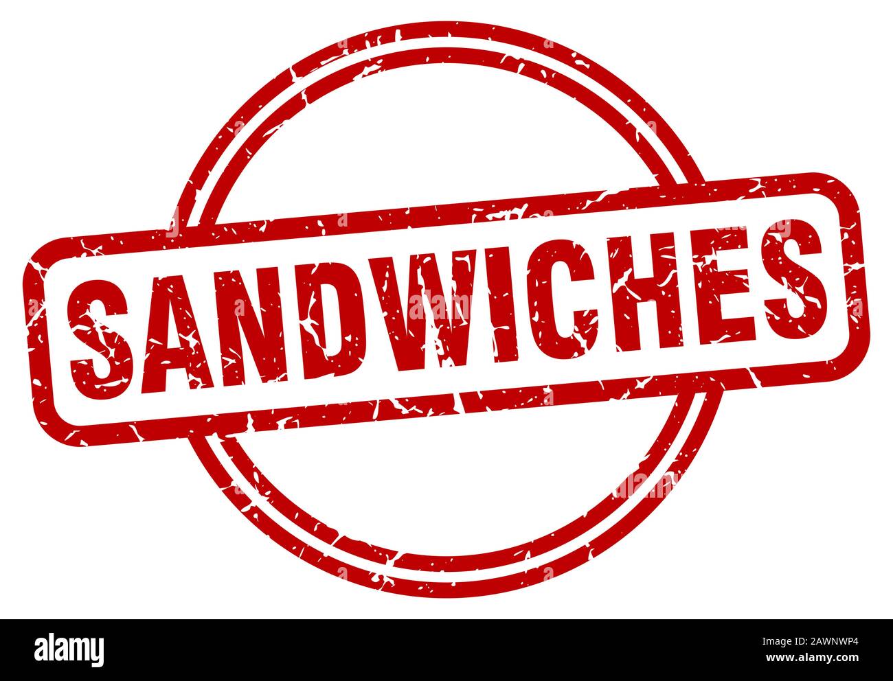 sandwiches stamp. sandwiches round vintage grunge sign. sandwiches ...